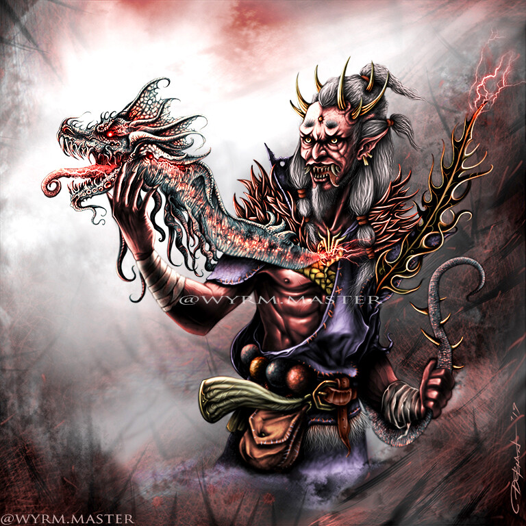 Artstation Oni Demon