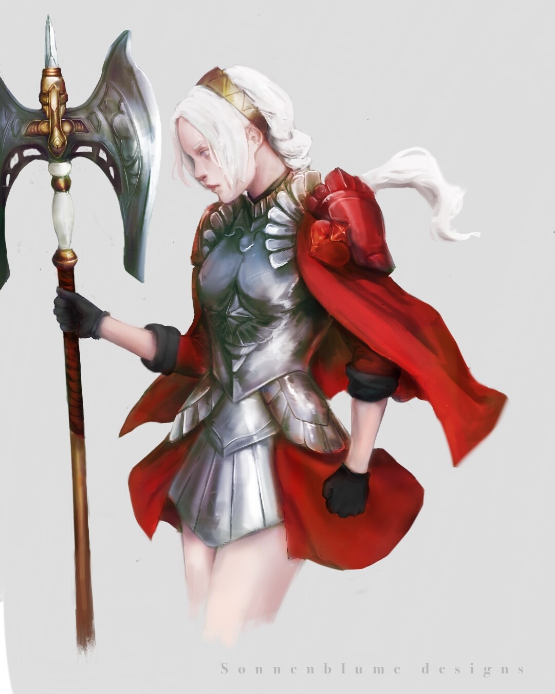 ArtStation - Edelgard: The Scarlet Blaze