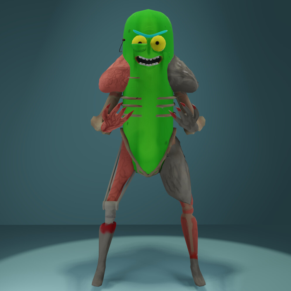 ArtStation - pickle rick