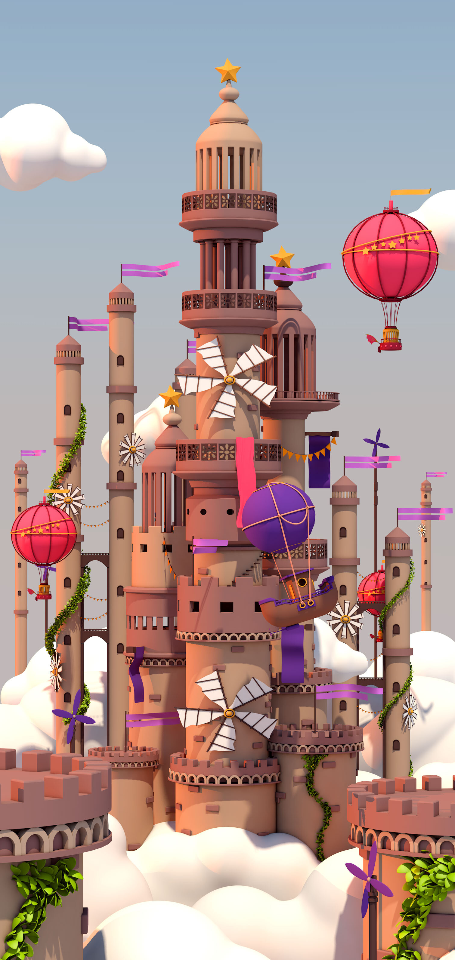 Artstation Sky Castle