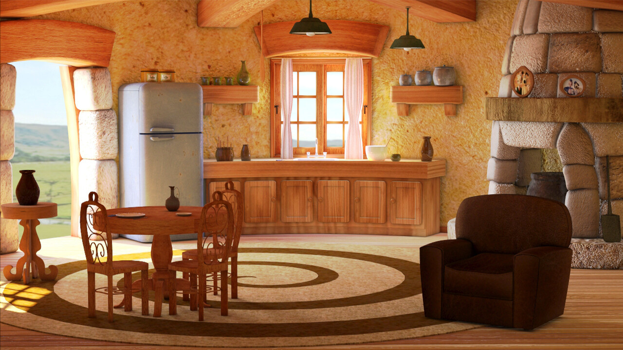 ArtStation - Smurf Kitchen