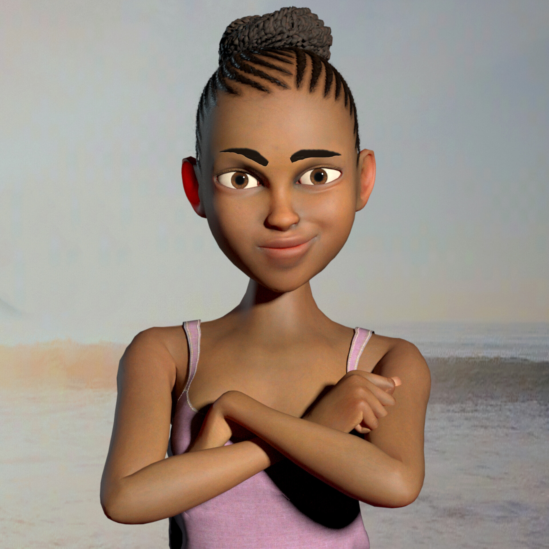 ArtStation - African Girl