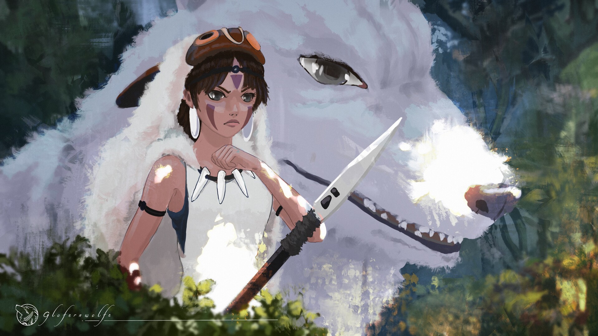 ArtStation - Princess Mononoke - Double Meme - Gloferwolfe and Artistajem