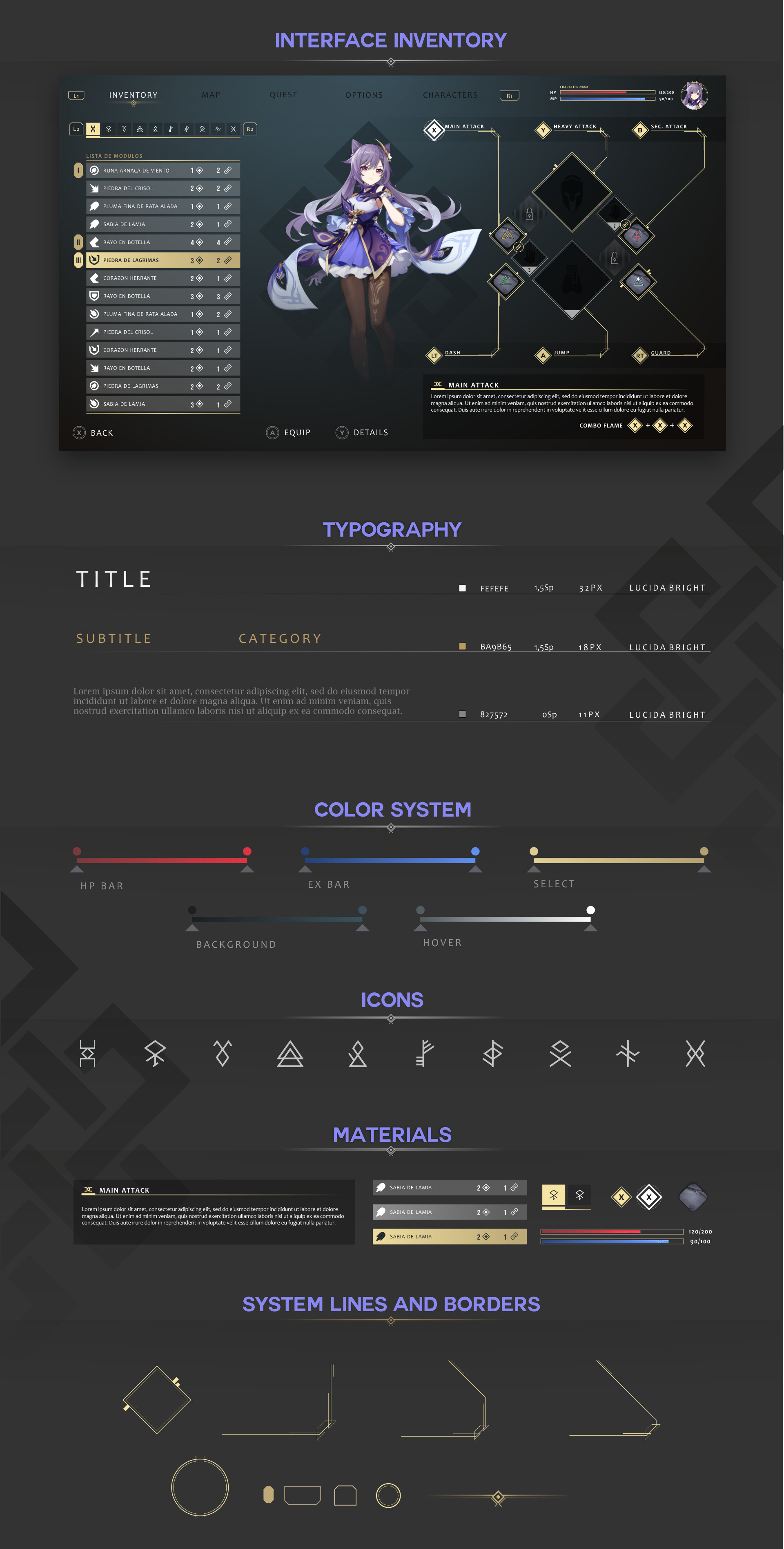 ArtStation - Inventory UI