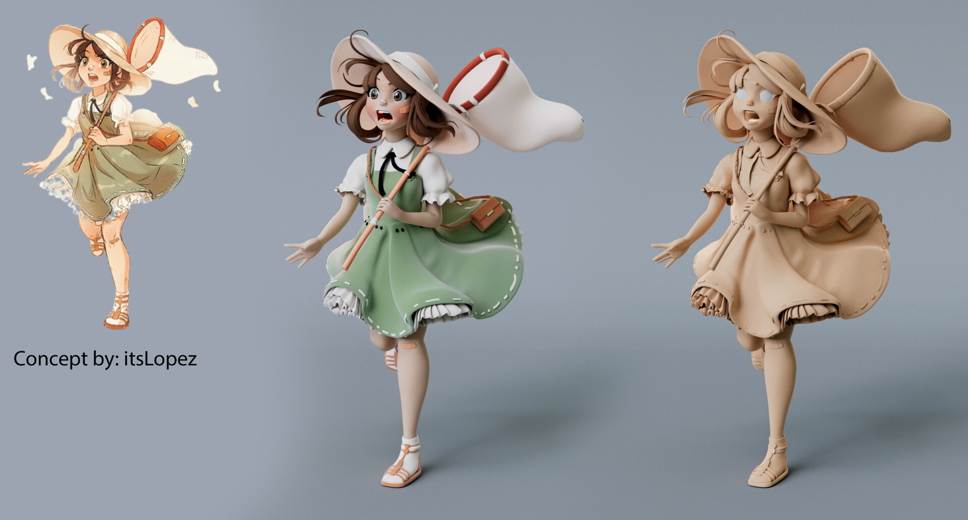 ArtStation - Cute Net Girl