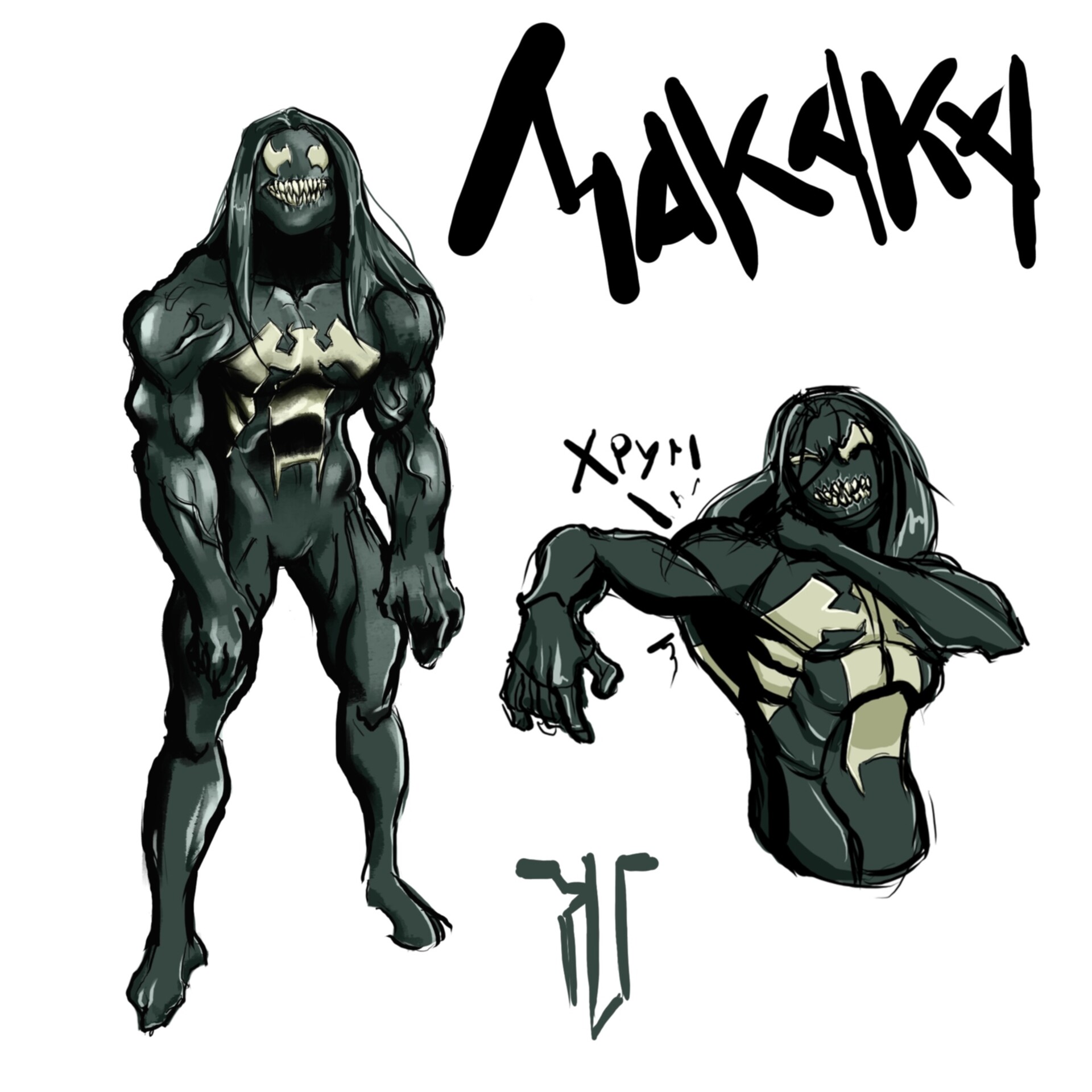 ArtStation - My friend as Venom