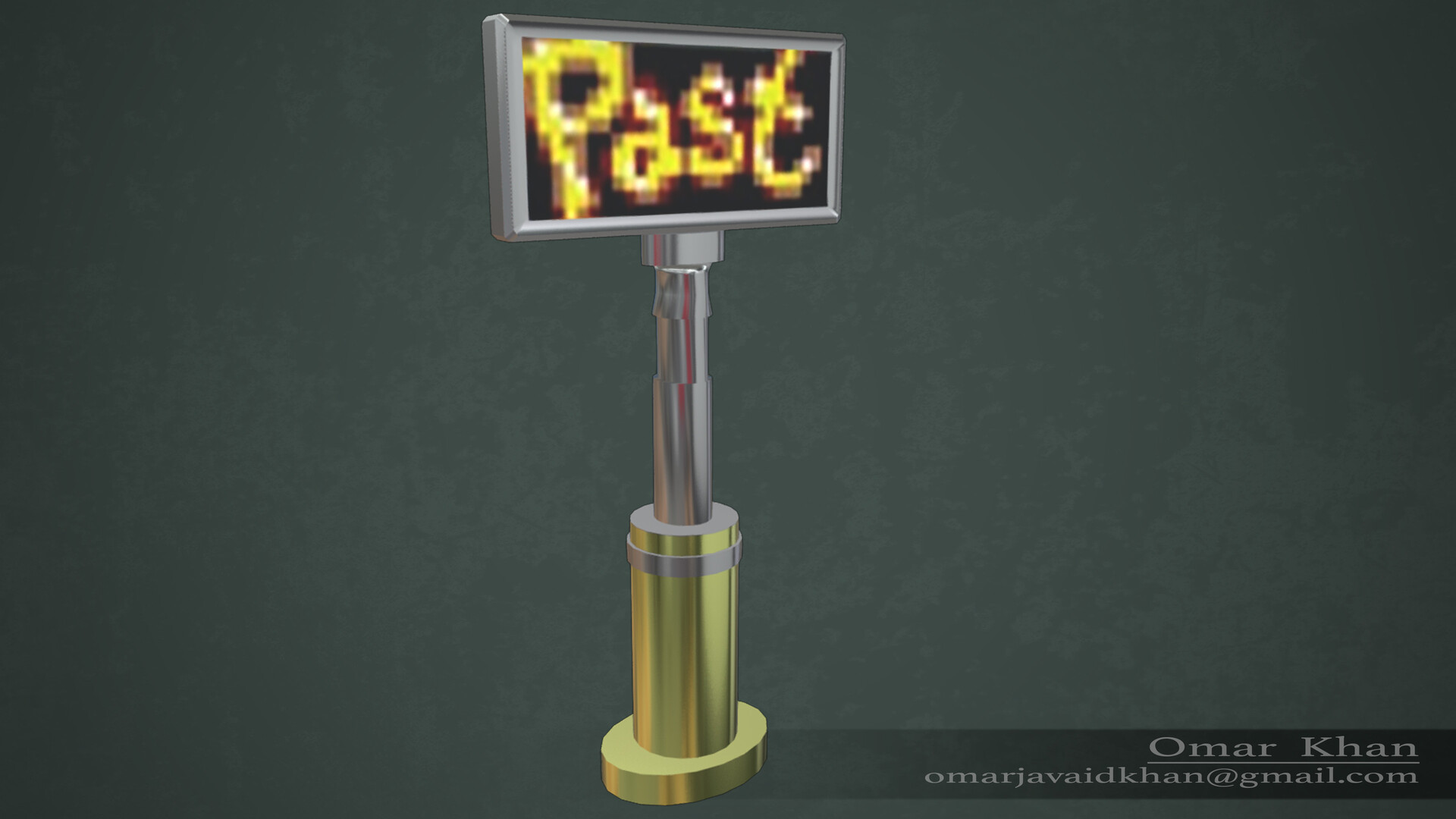ArtStation - Sonic Prop Project 7: Time Post and Goal Sign Post