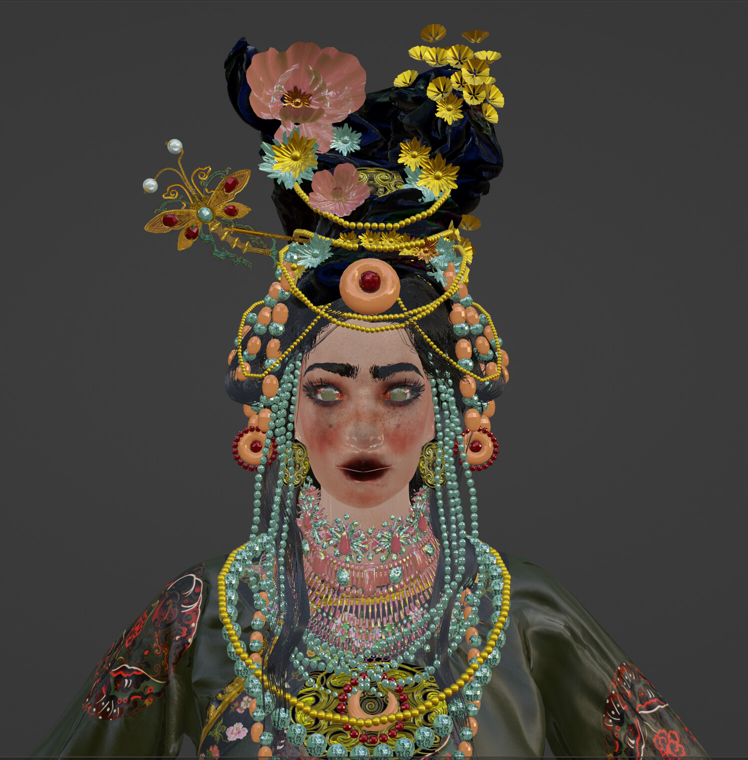 xiaohan zhao - new project about tibetan girl