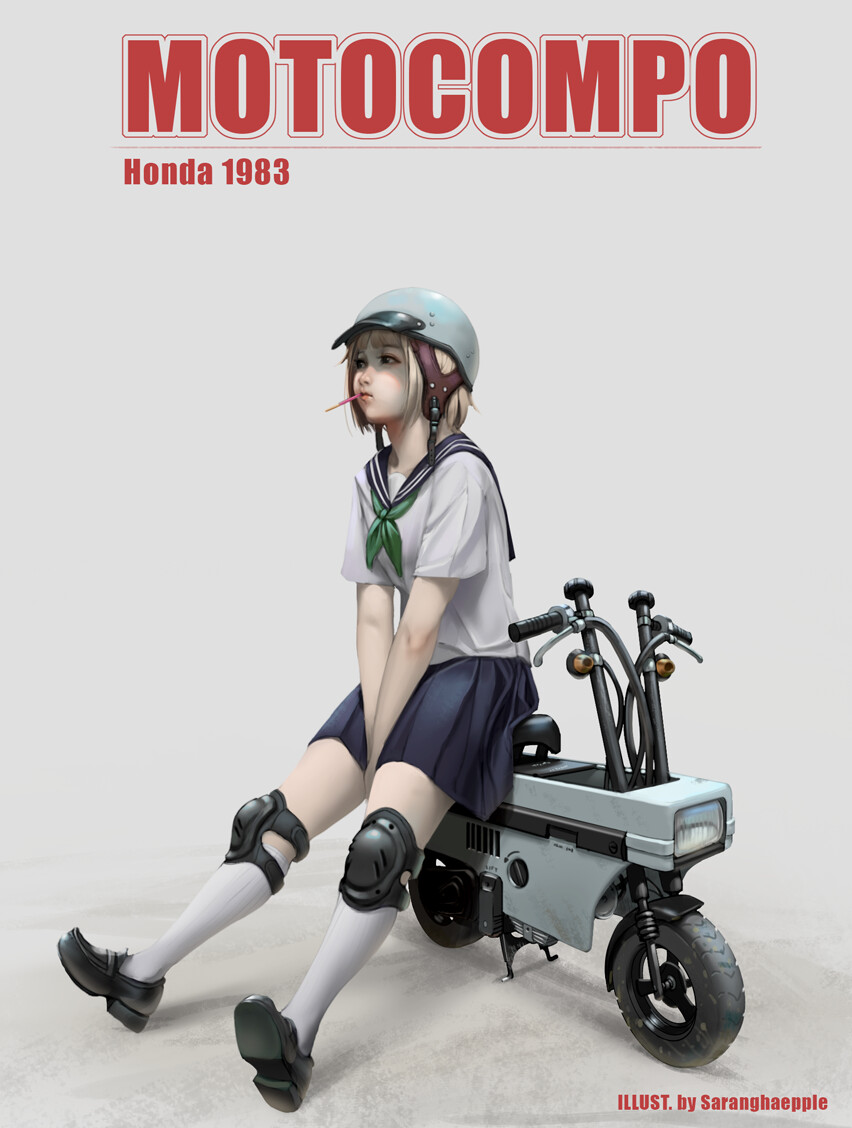 ArtStation - Honda Motocompo