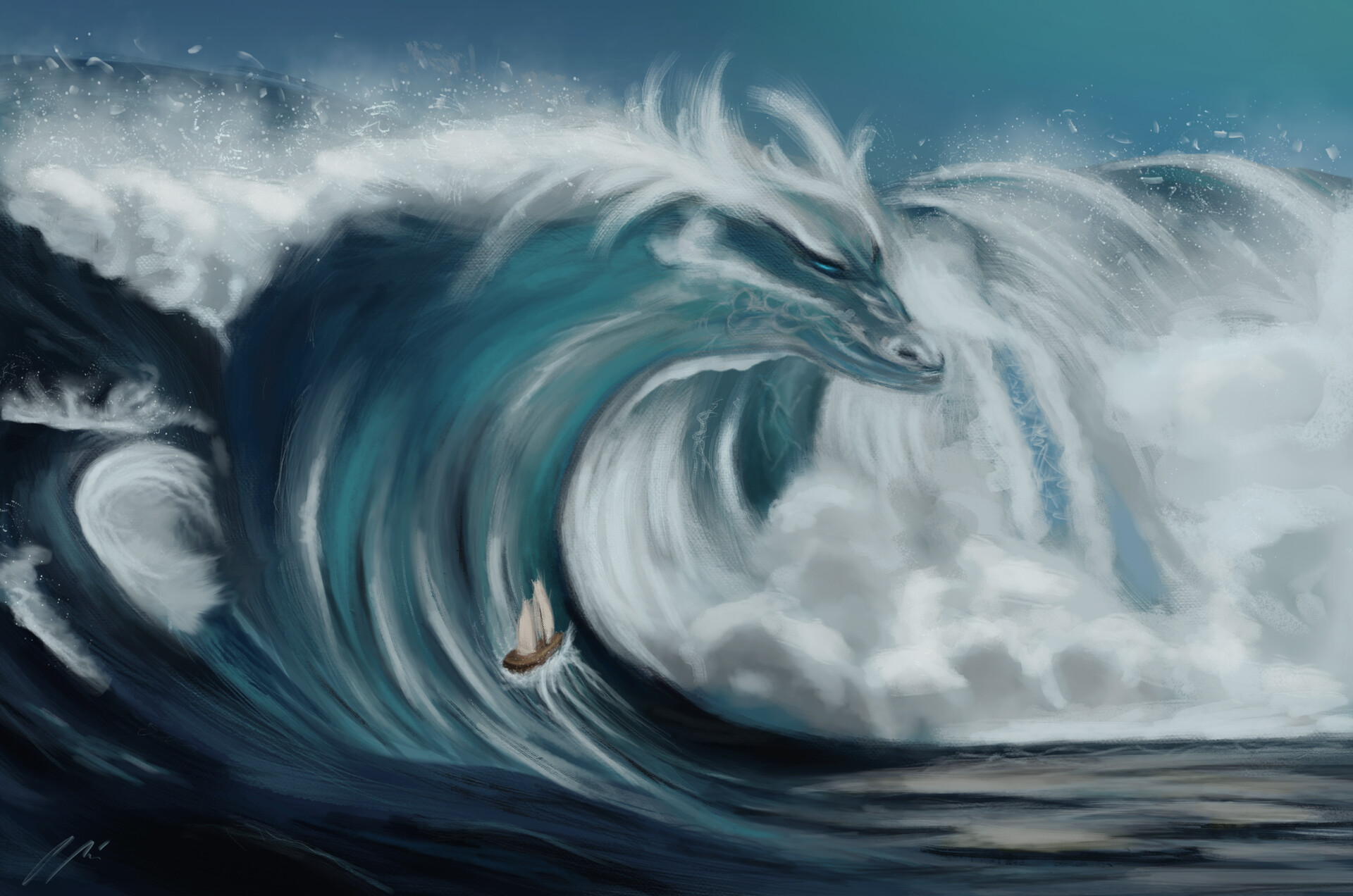 ArtStation - Force of water