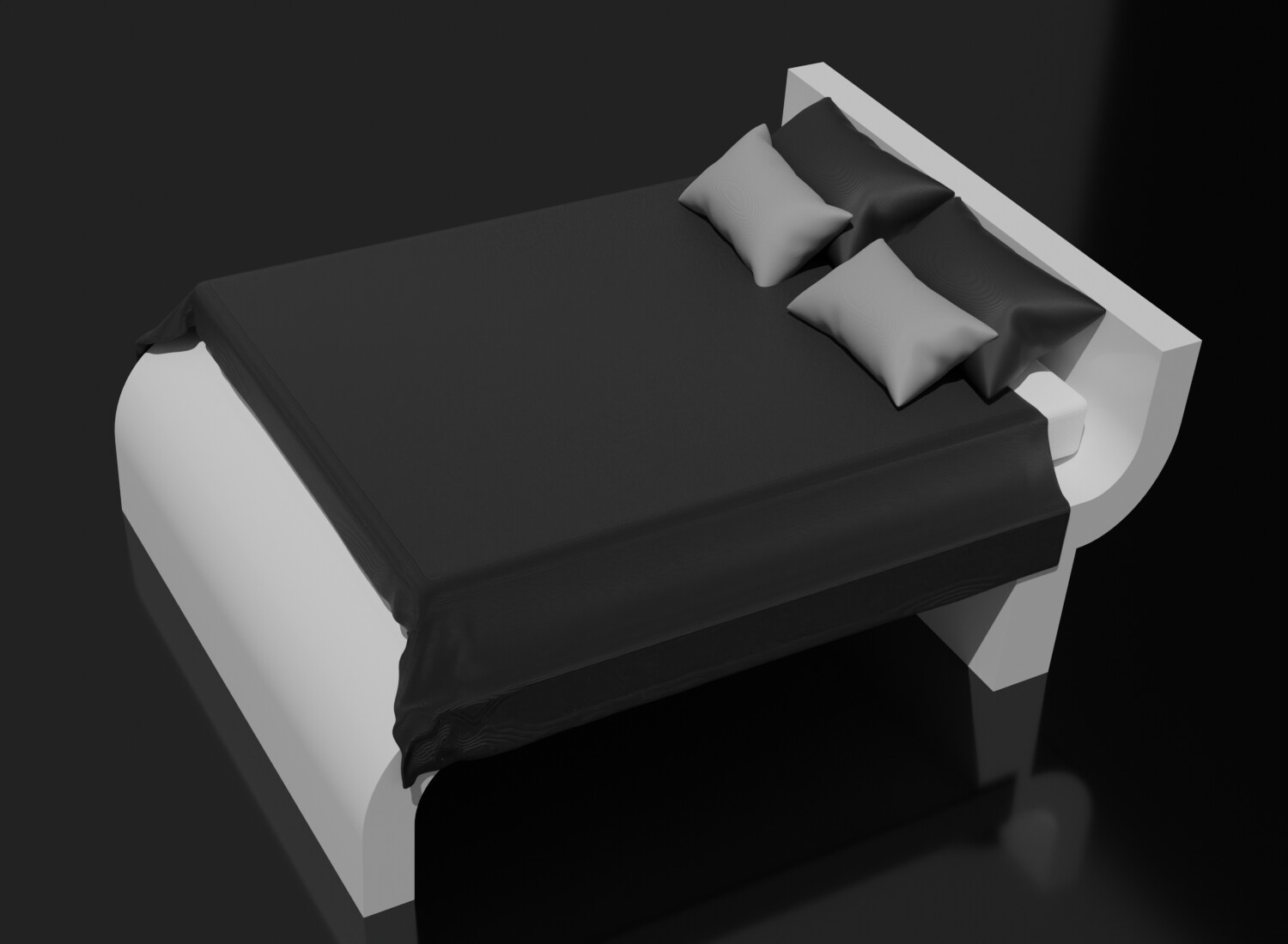 ArtStation - Simple Bed & Couch