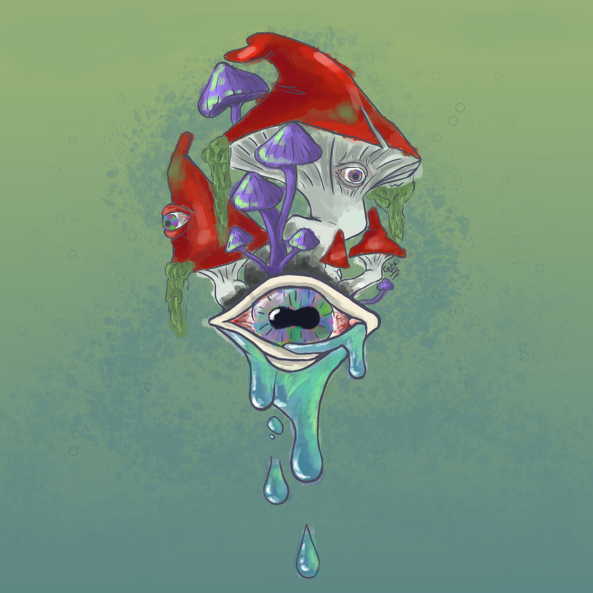 ArtStation - Eye mushrooms