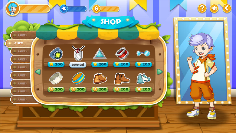 ArtStation - Star Math online: Character and UI