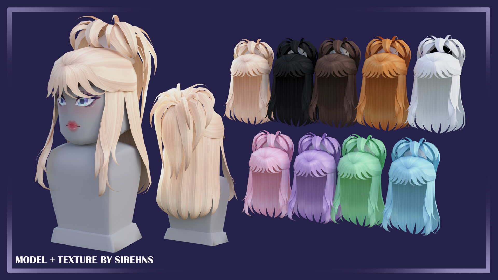 sirehns - 80s Updo Roblox UGC Item