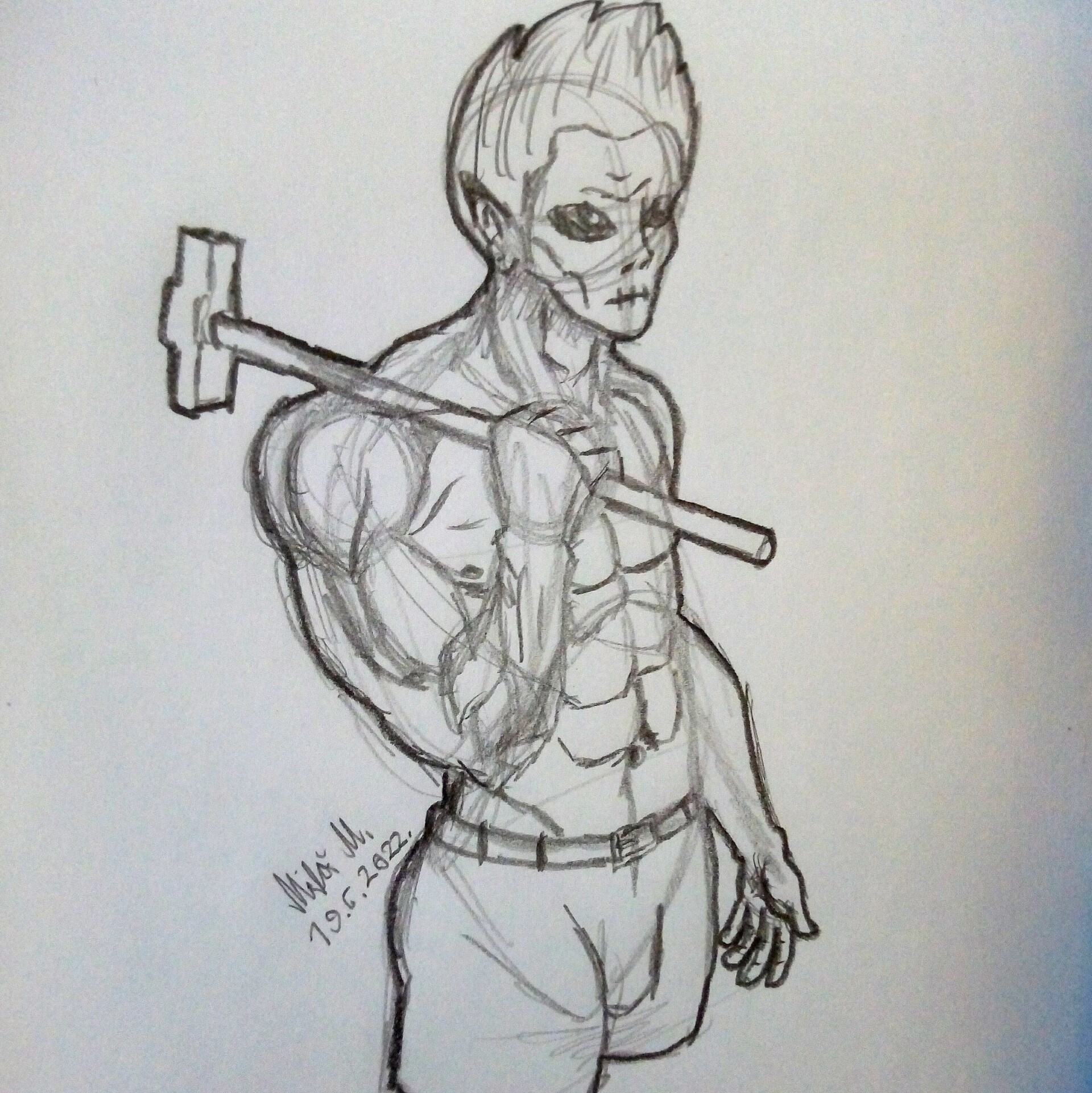 ArtStation - A man with a mask