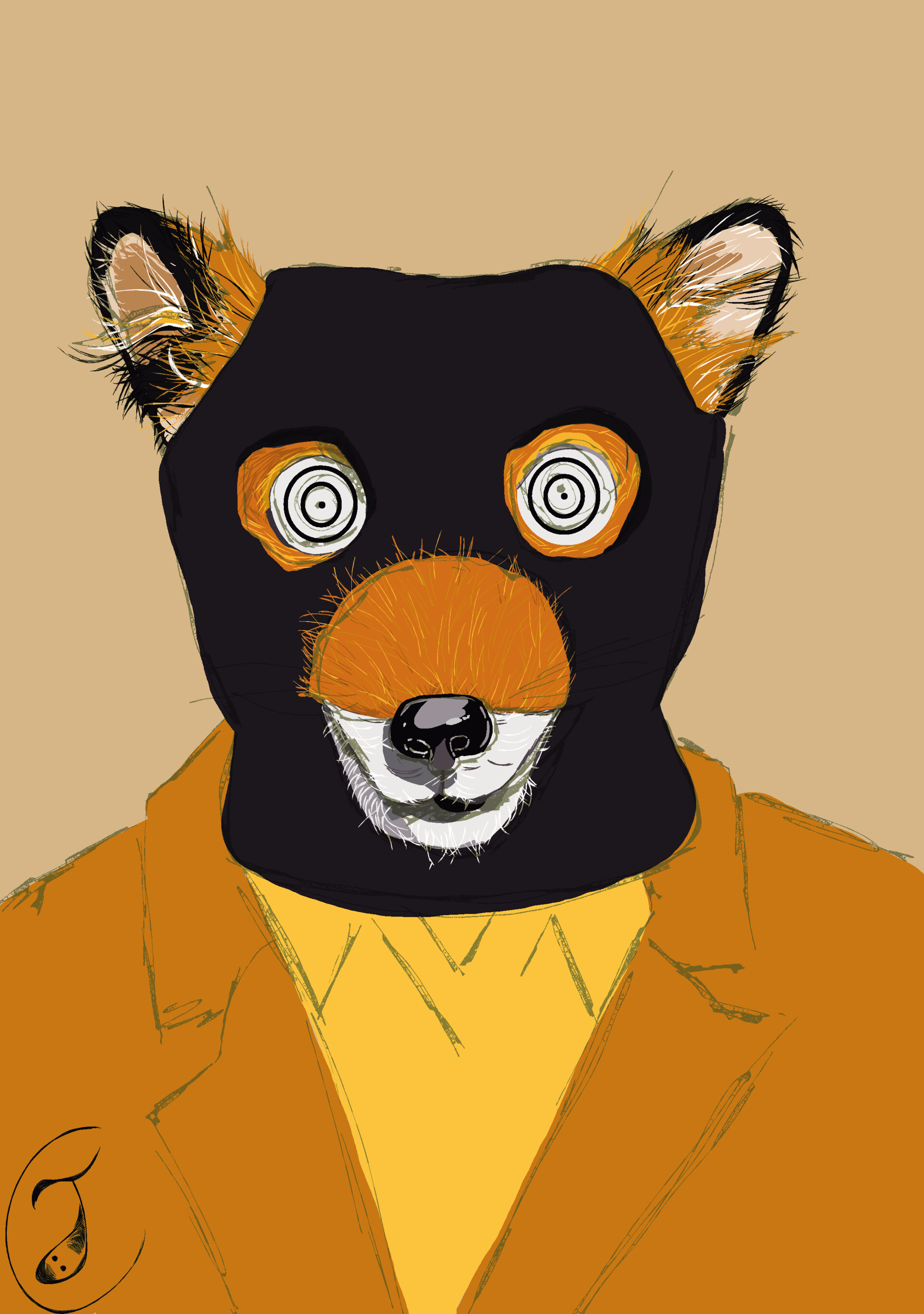 how to draw mr fox