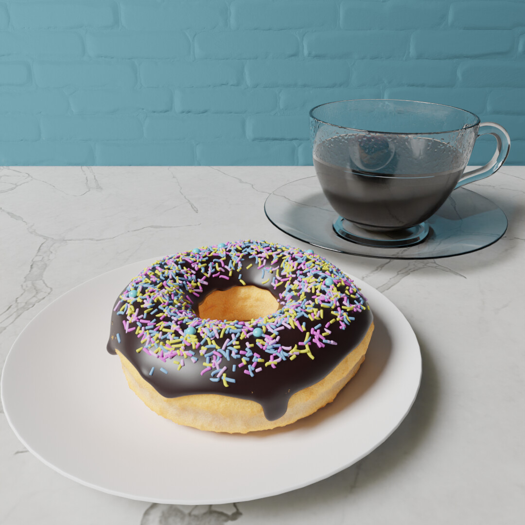 ArtStation - 3d donut