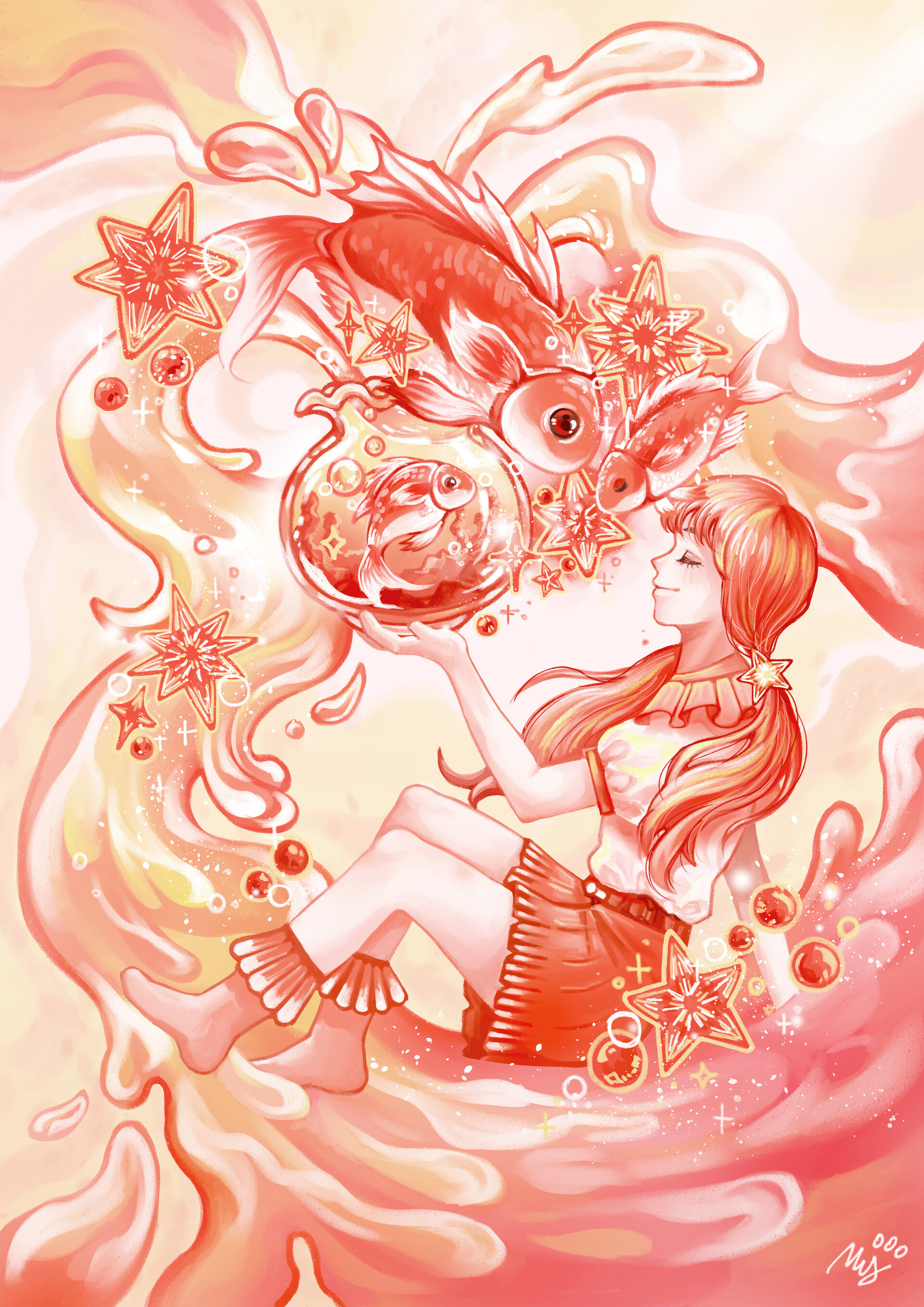 ArtStation - Shining Ocean - Red