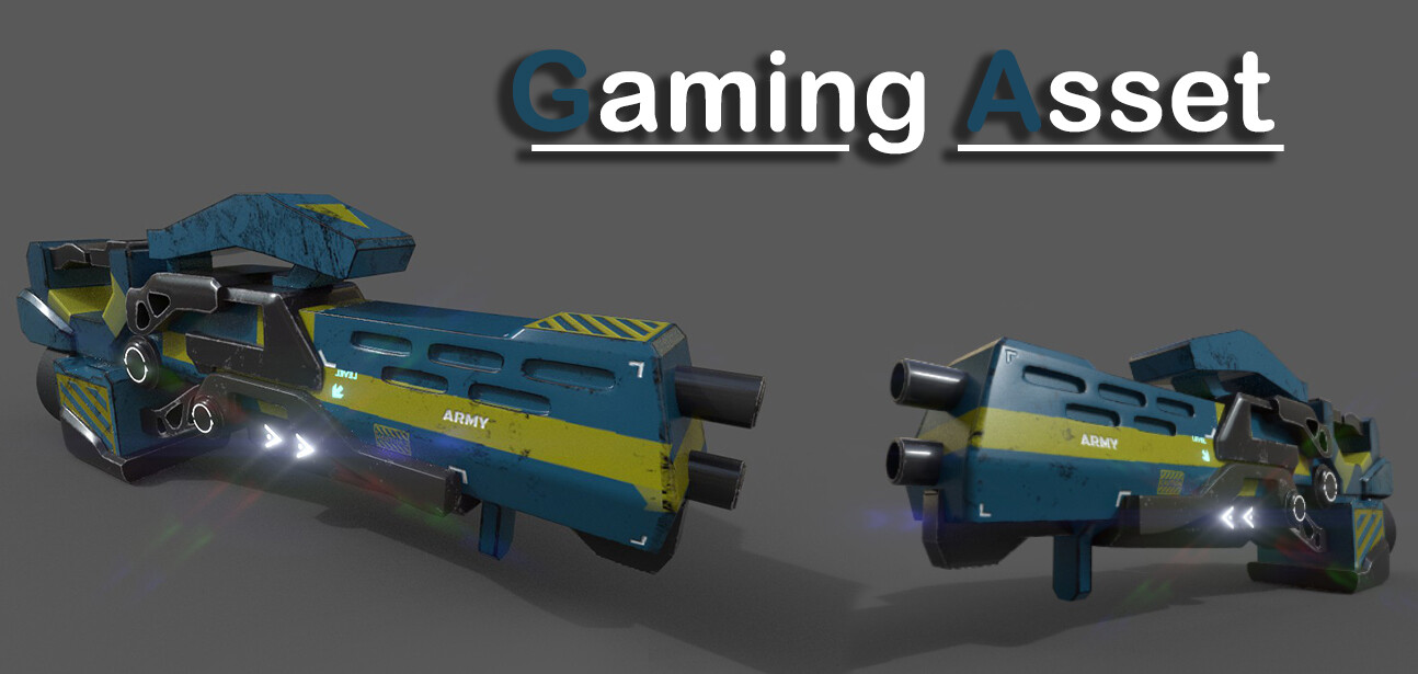 ArtStation - Gaming Asset (GUN)