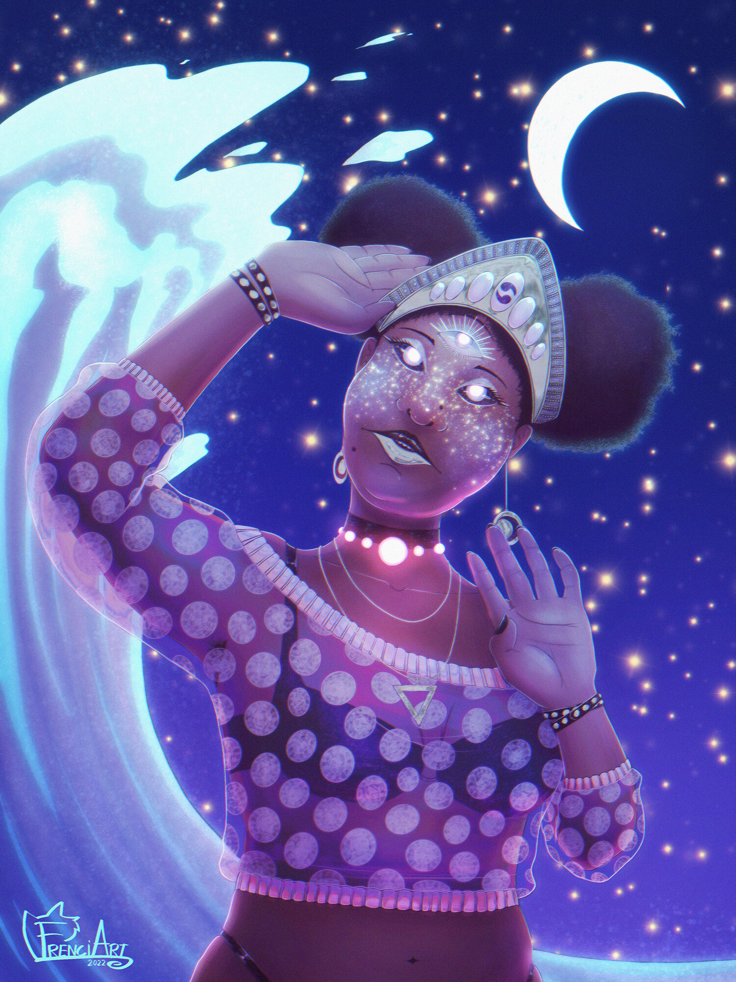 ArtStation - Zodiac girls: Cancer