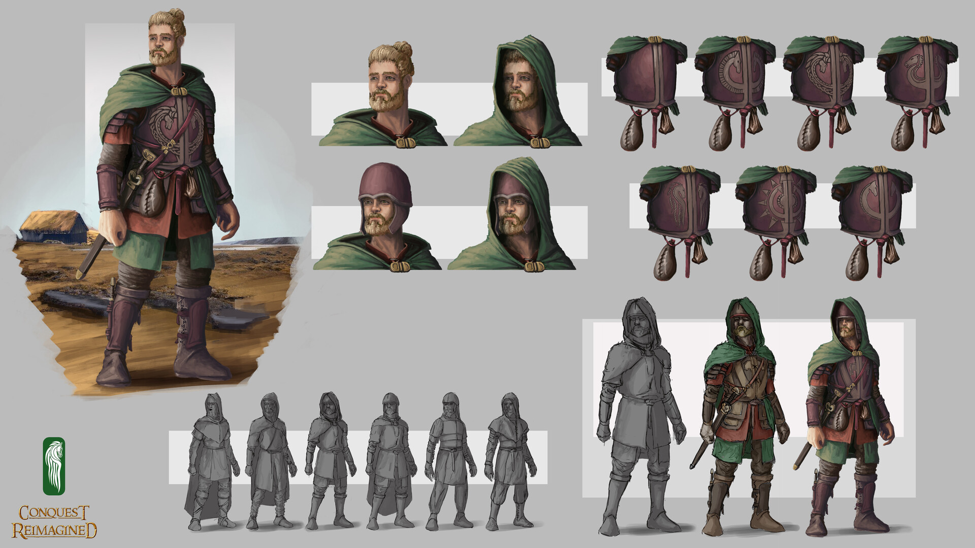 Daniel Perez - Rohan Scout Concept Art - Lotr Conquest Reimagined