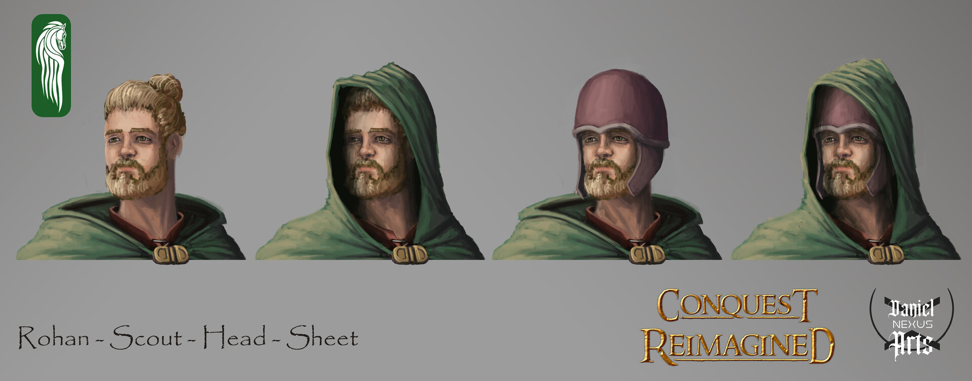 Daniel Perez - Rohan Scout Concept Art - Lotr Conquest Reimagined