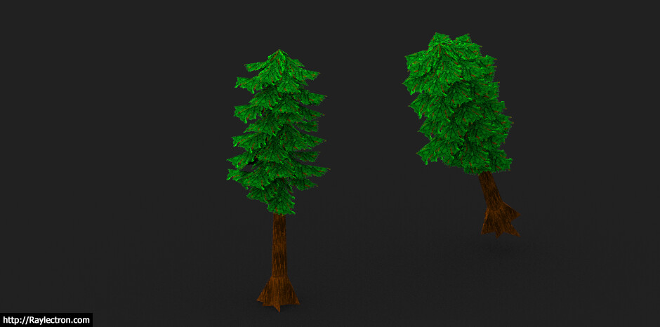 ArtStation - PINE TREE - PROP MODEL
