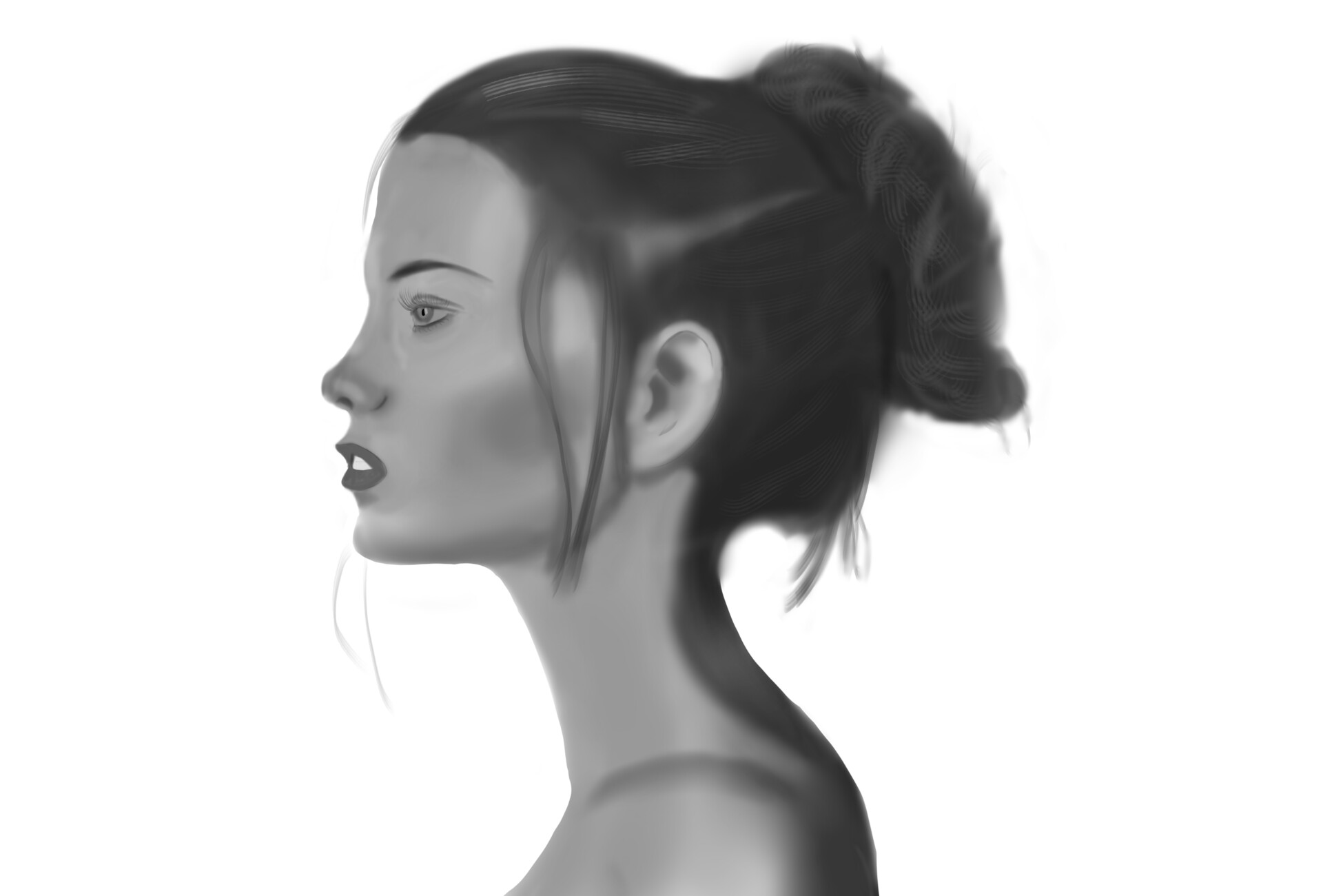 ArtStation - First Complete Portrait Study