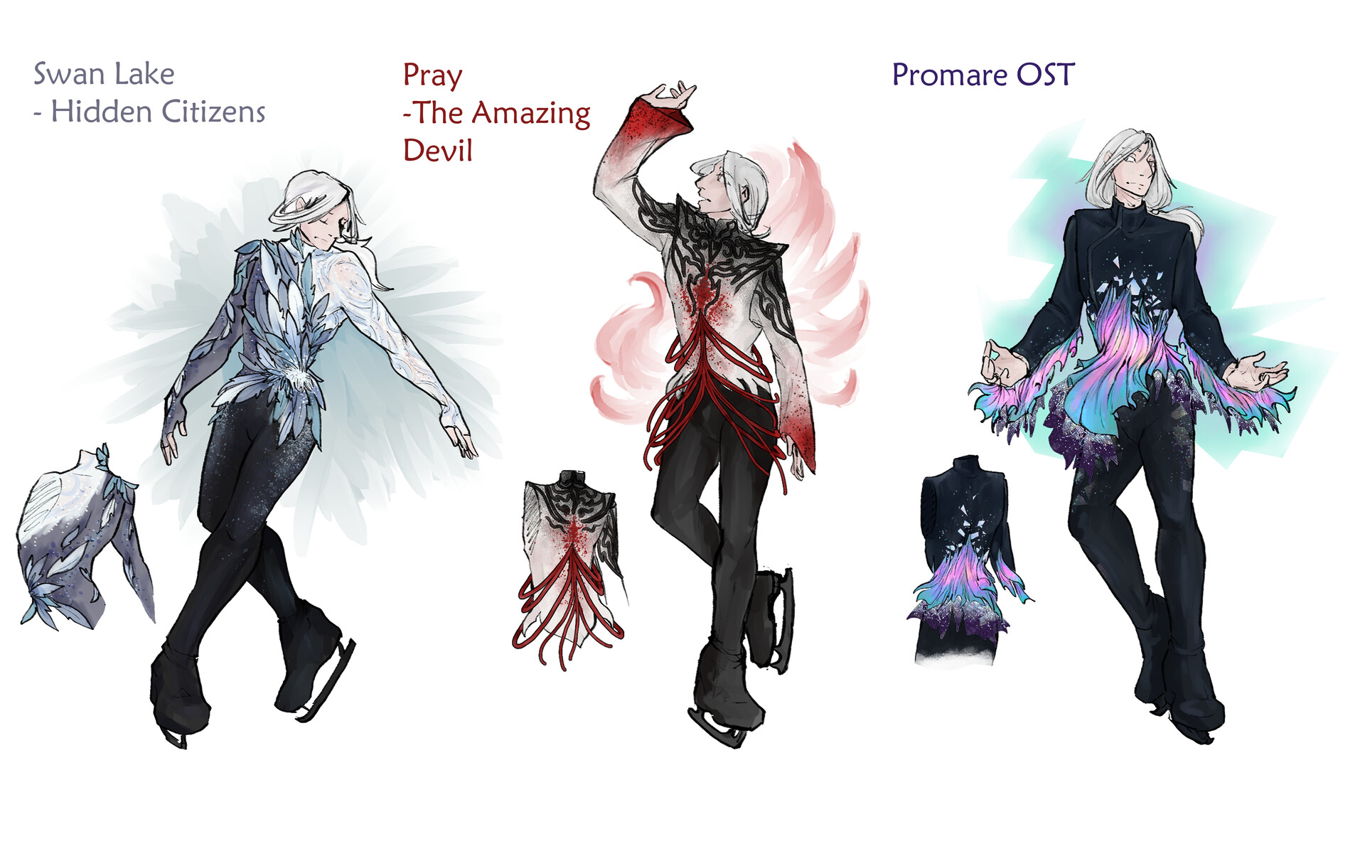 ArtStation - Figure Skating Costume Designs