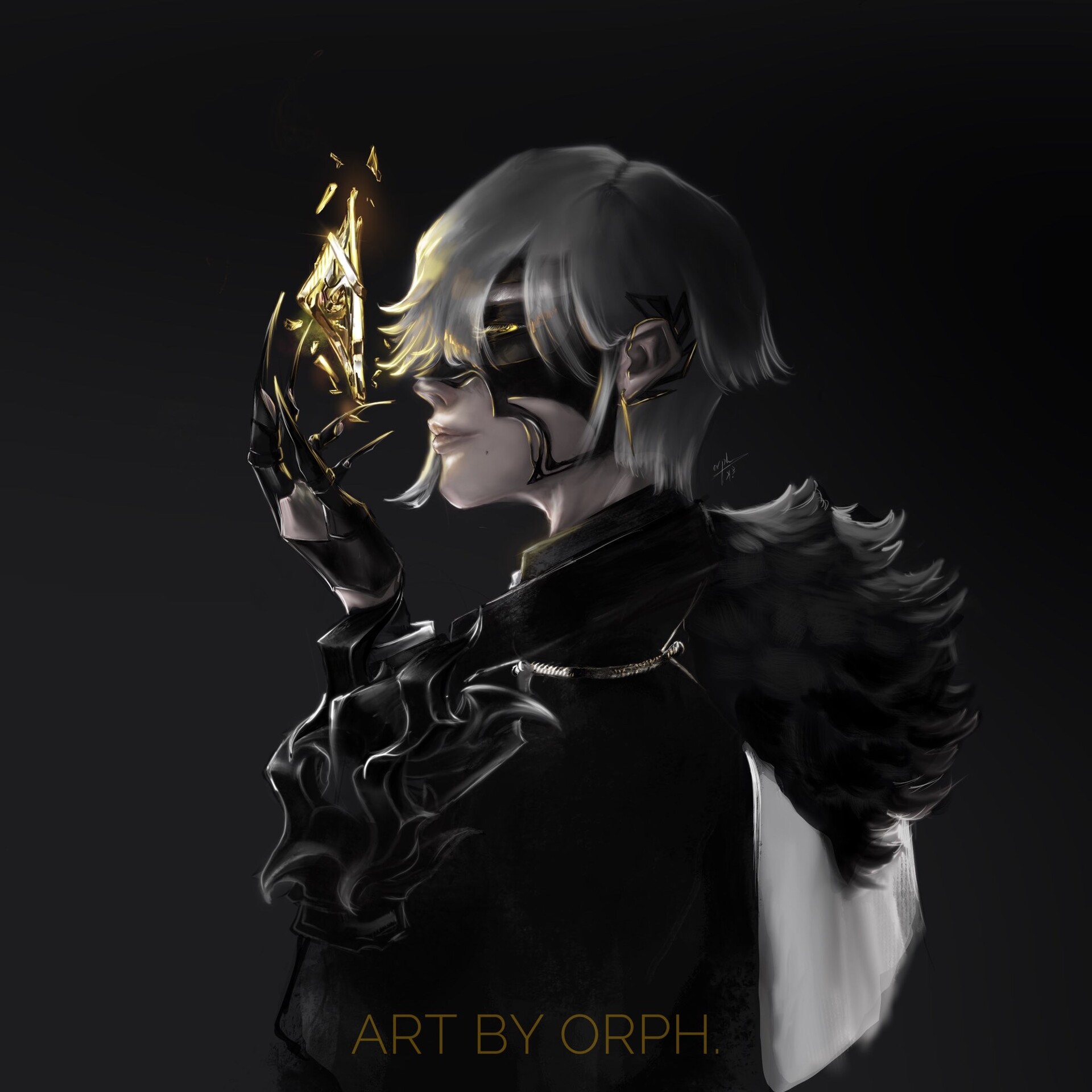 ArtStation - | ORIGINAL CHARACTER CONCEPT. “Kiana-the eagle knight”
