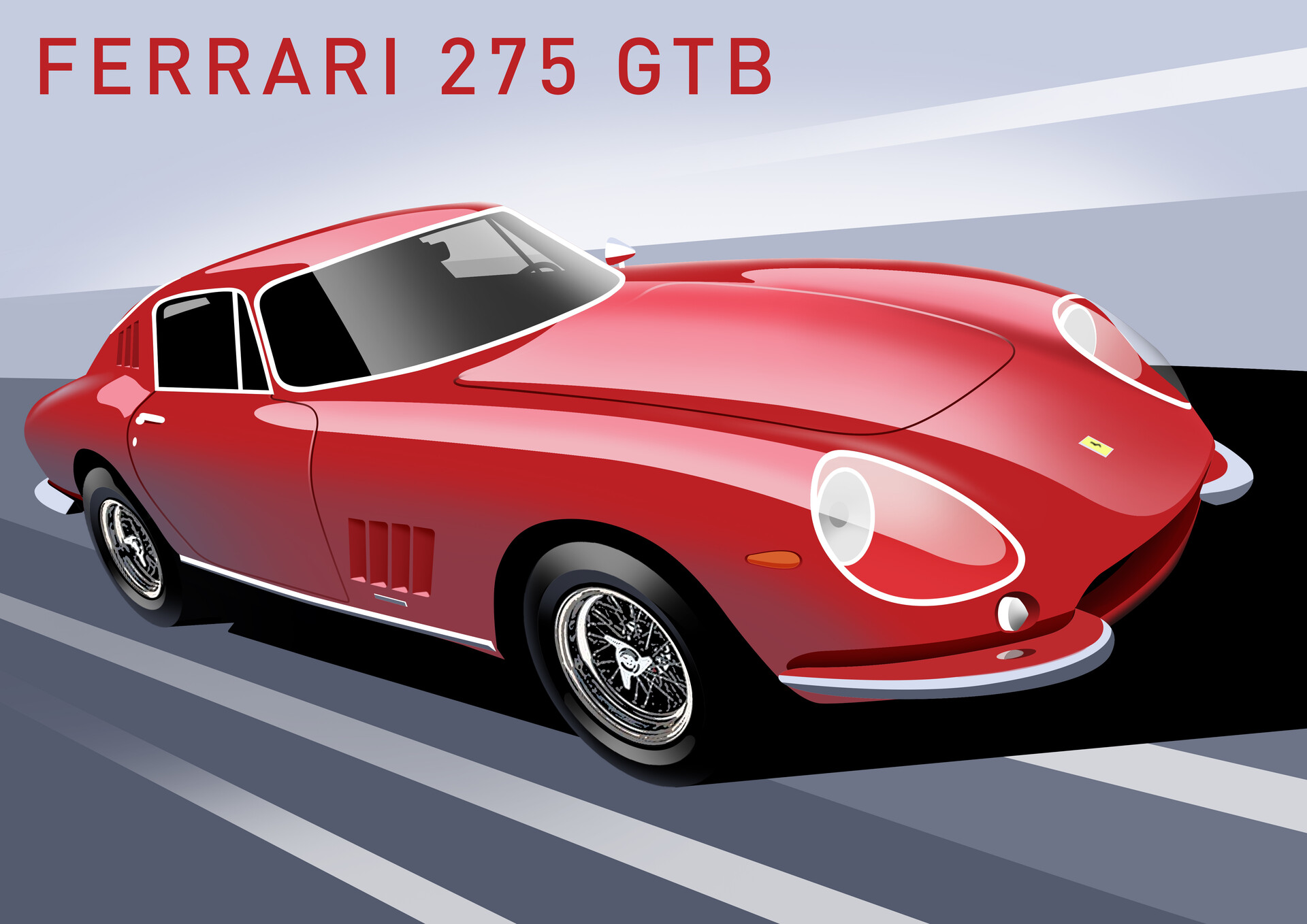 ArtStation - Ferrari 275 GTB