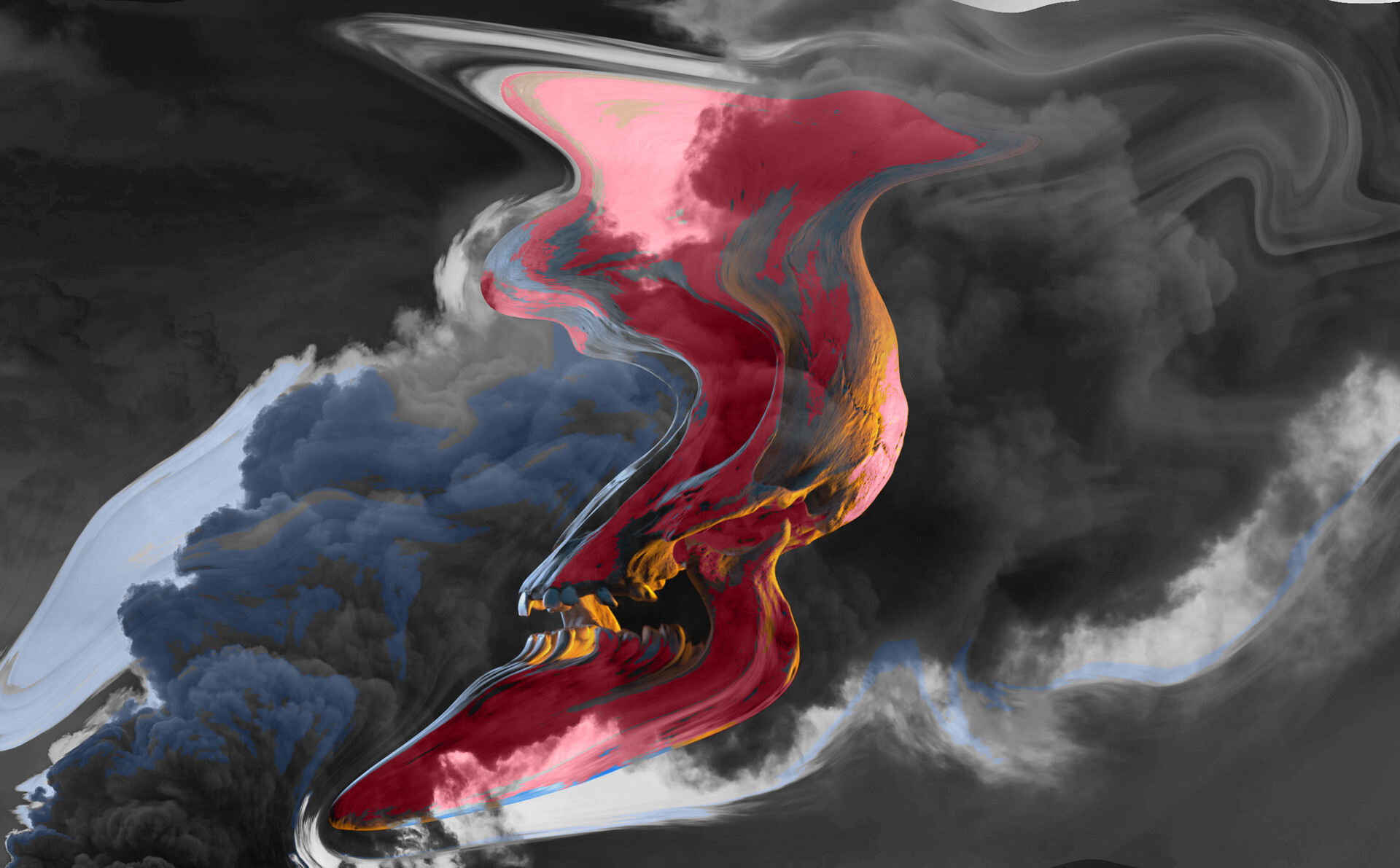 ArtStation - Skull Clouds