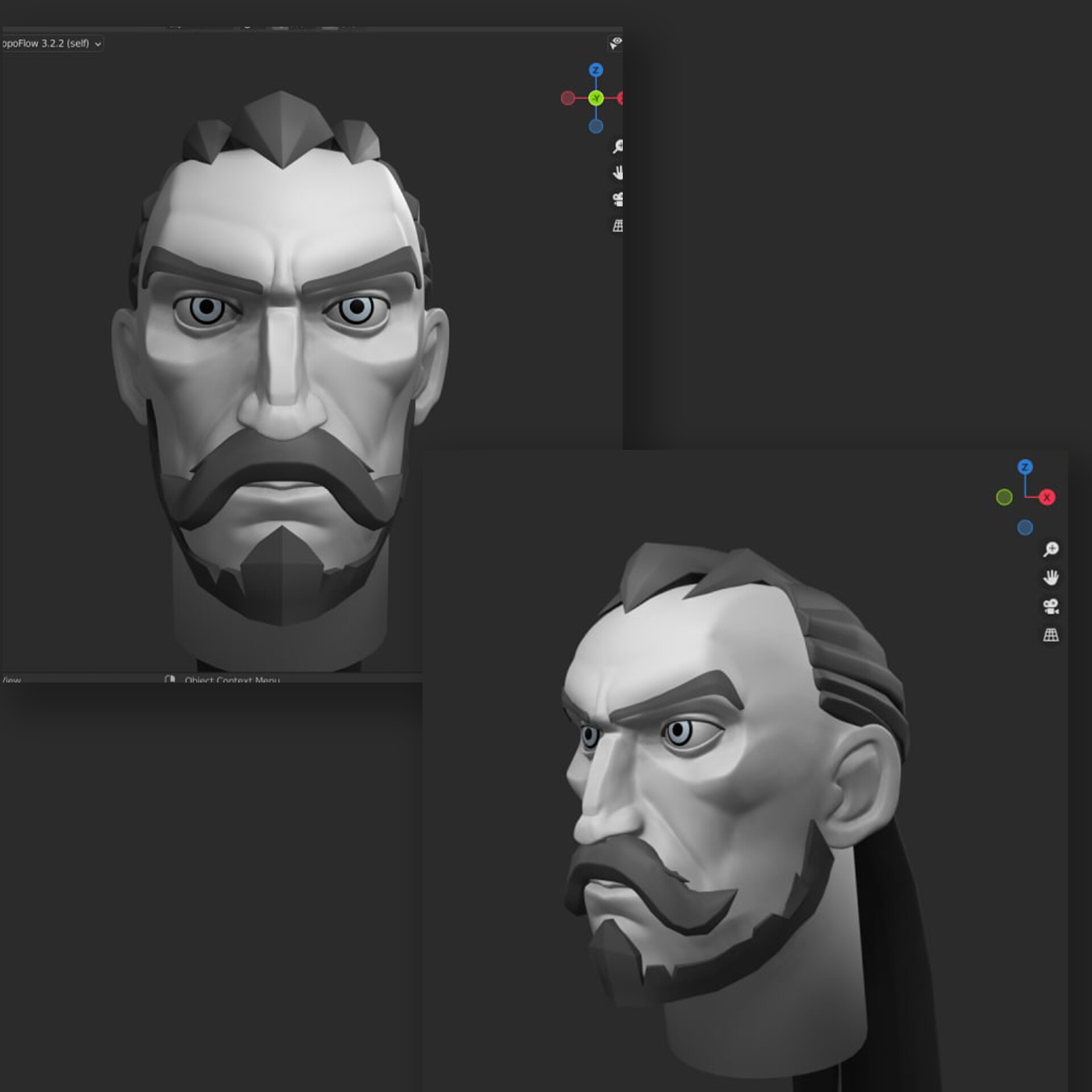 nottodayrender - Stylized man [practice]