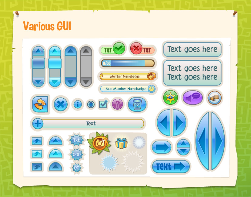ArtStation - Various GUI