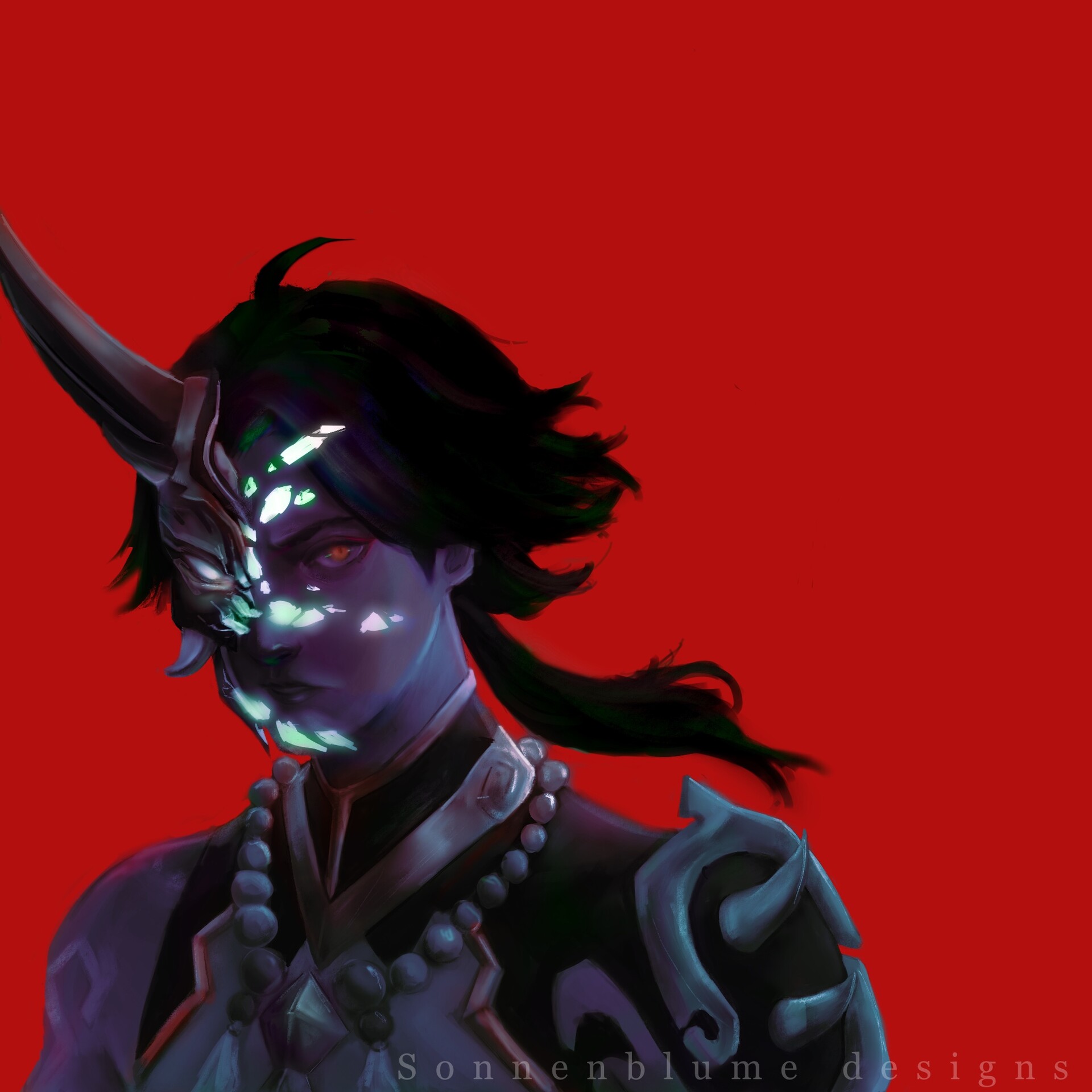 ArtStation - Xiao, conqueror of demons