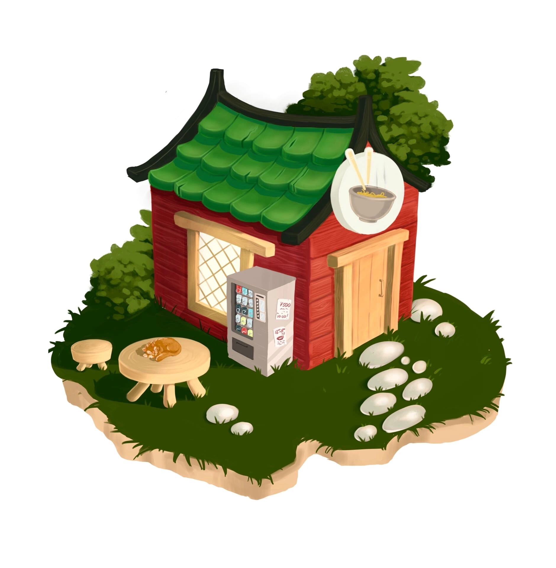 ArtStation - Japanese cafe