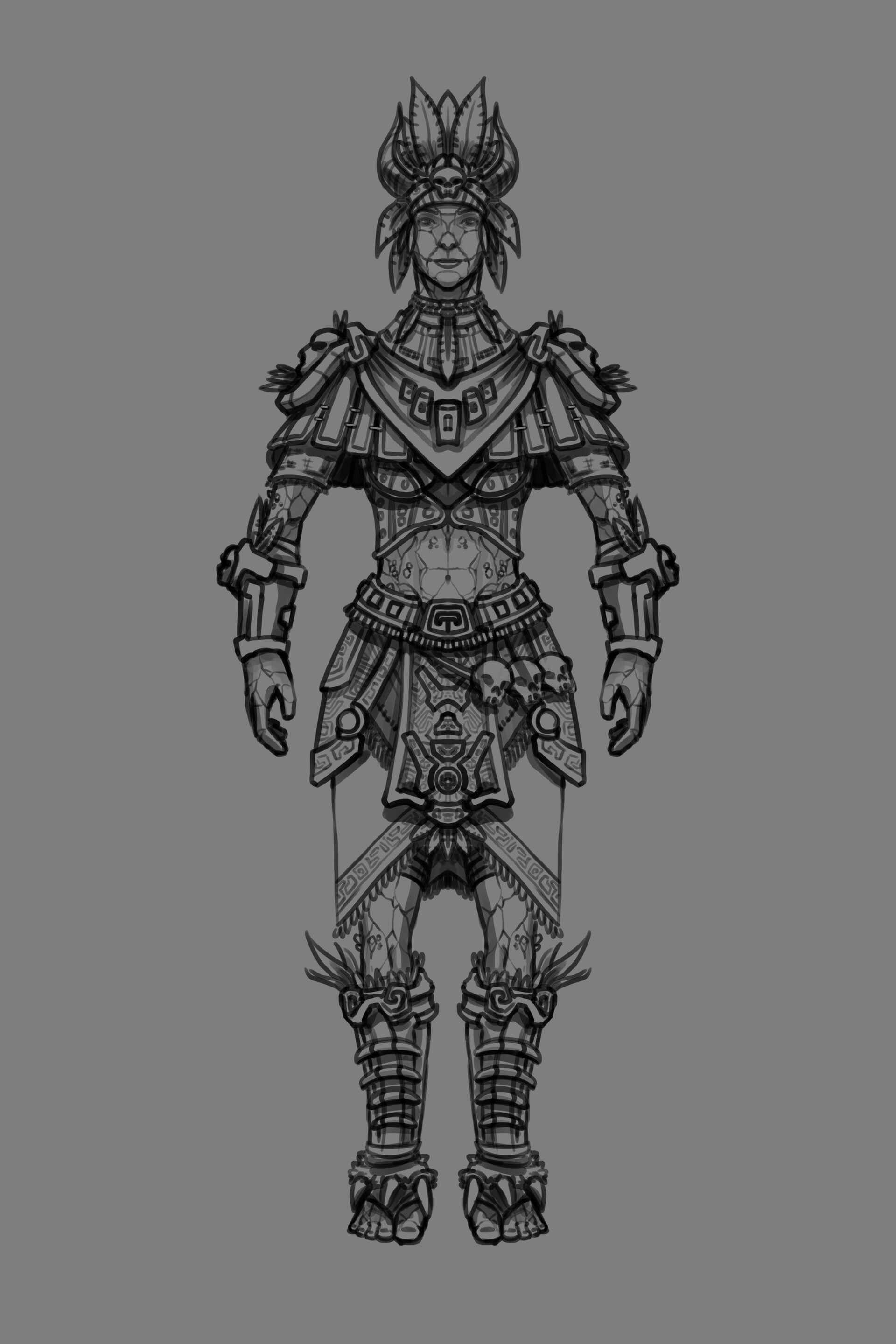 ArtStation - Stone Fighter concept