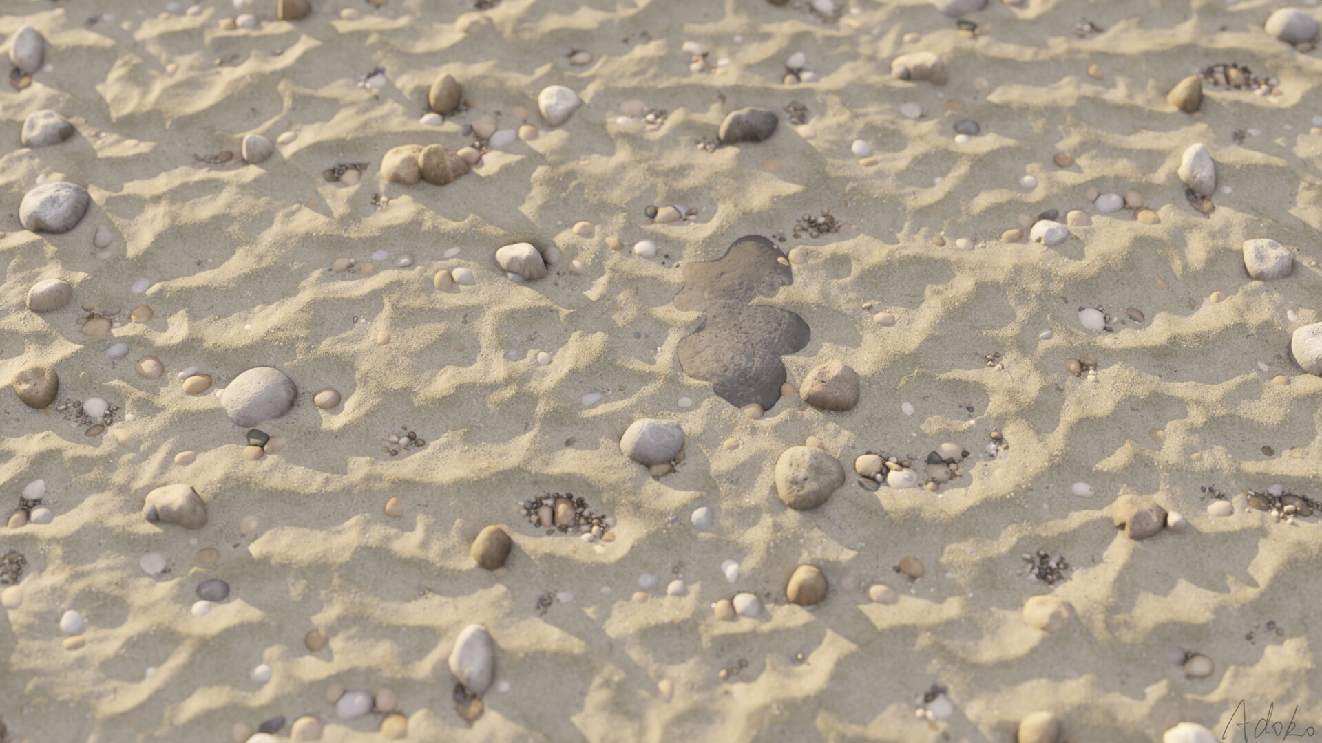 Adoko - pebbles material study