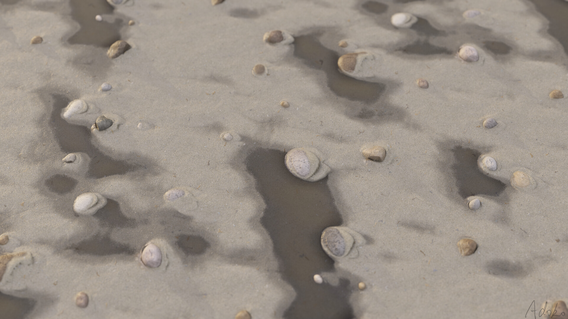 Adoko - pebbles material study