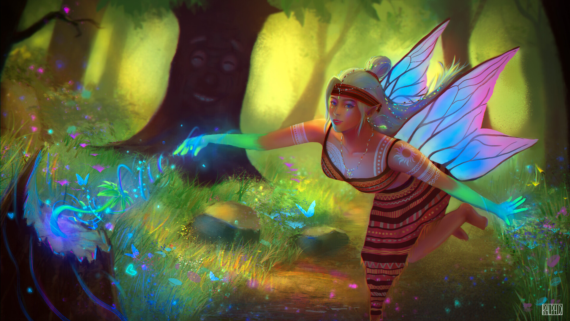 ArtStation - Nature Deity - Gaia [Illustration]