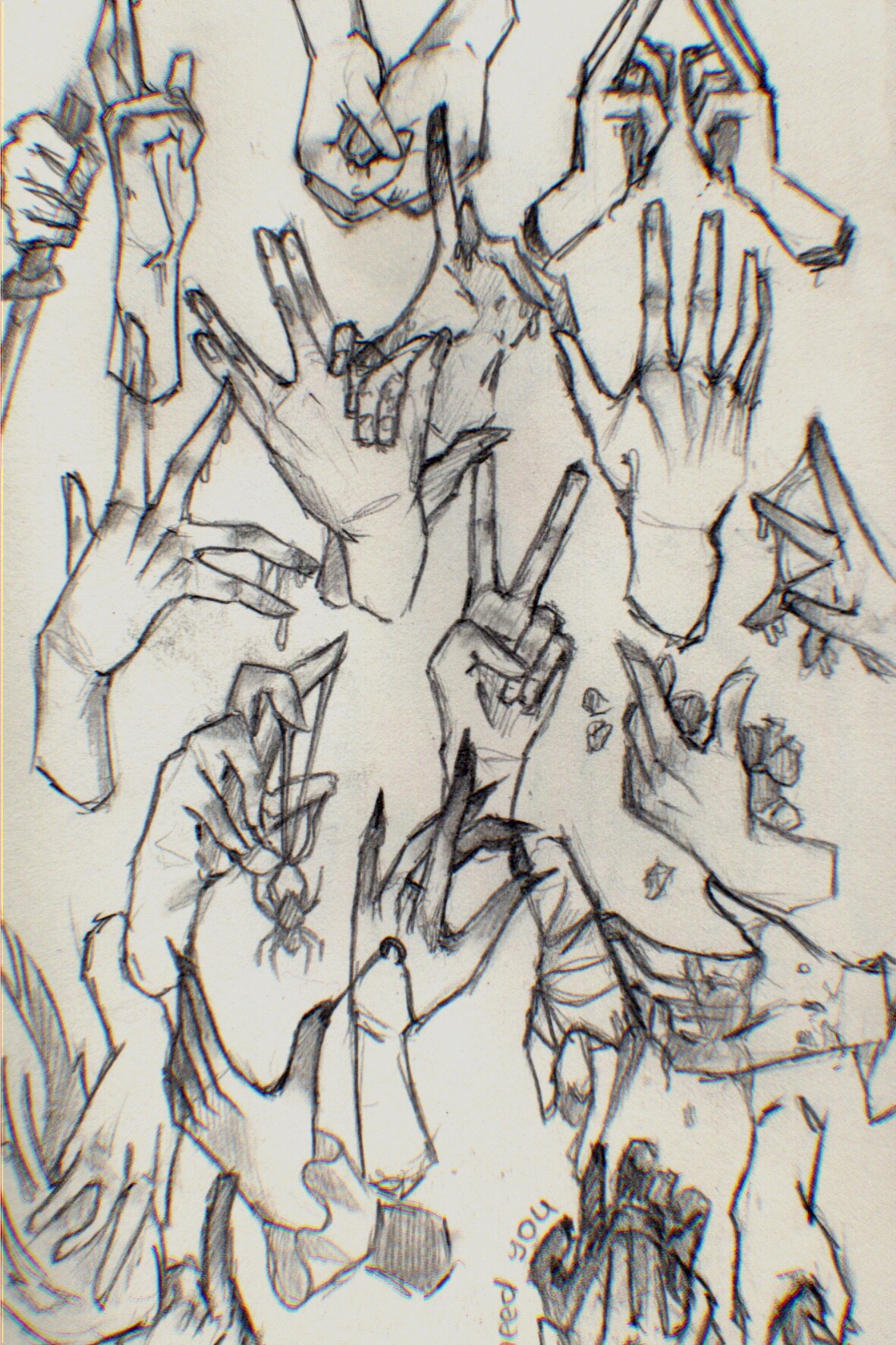 ArtStation - Hands sketches