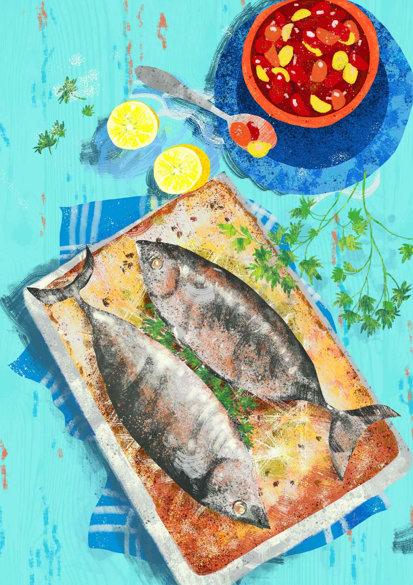 ArtStation - Food illustration