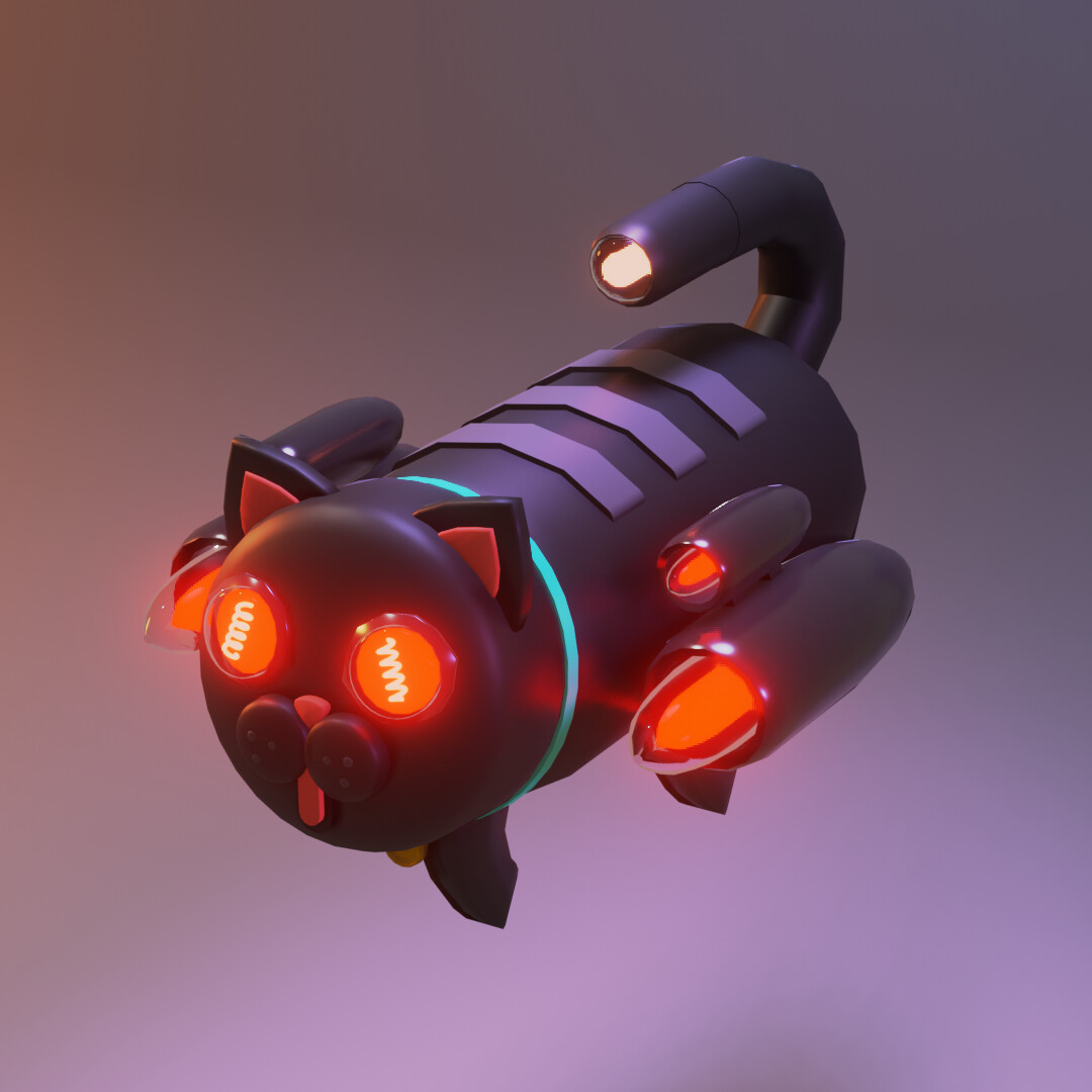 ArtStation - Cat_gun. Futuristic weapon.