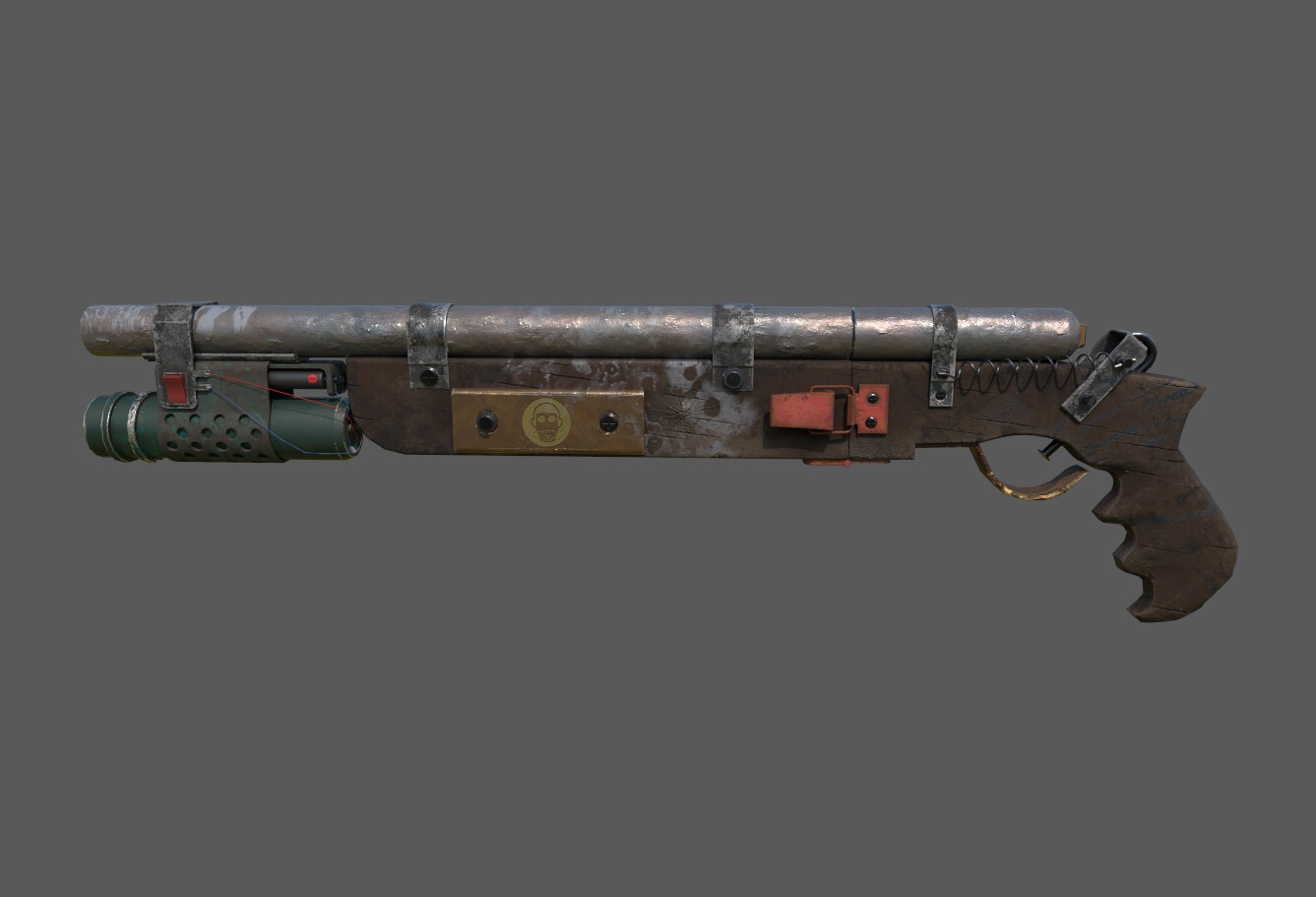 ArtStation - Post apocalypse shotgun