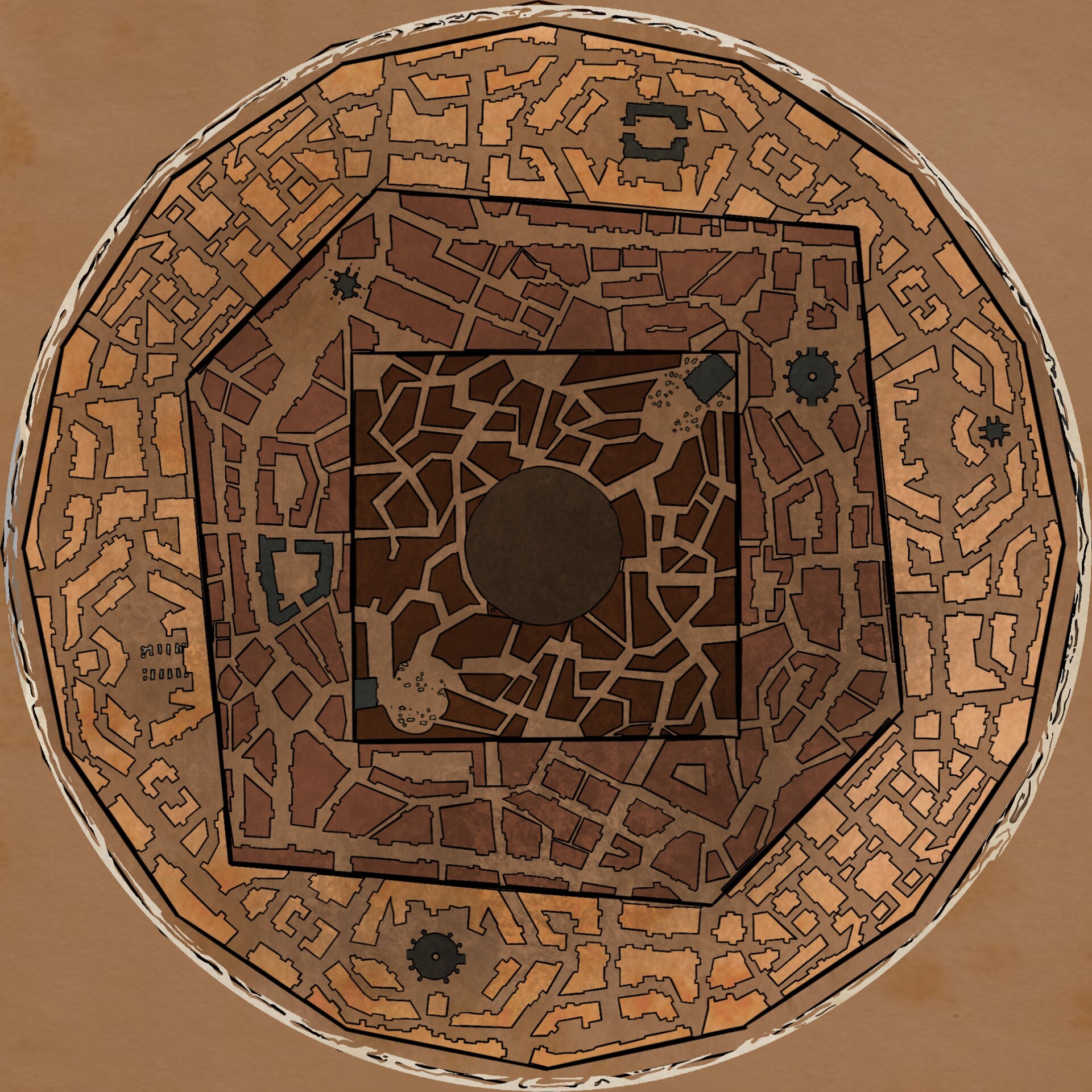 ArtStation - [UI] MINIMAP DESIGN FOR MAKINA