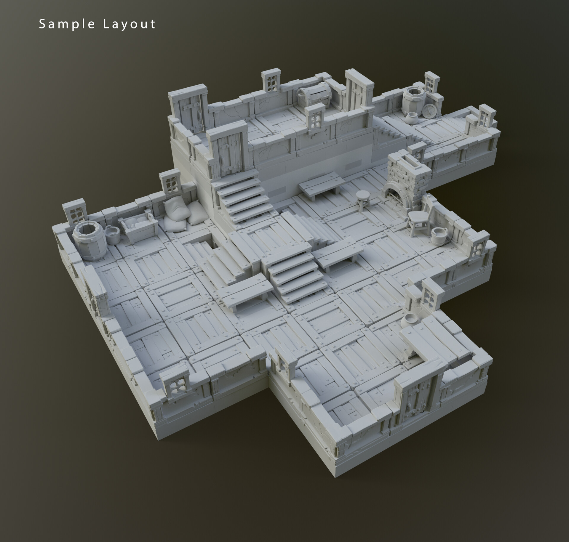 Crackpot Assembly | Boris Dimitrijevic - Modular 3d Printable Tiles for ...