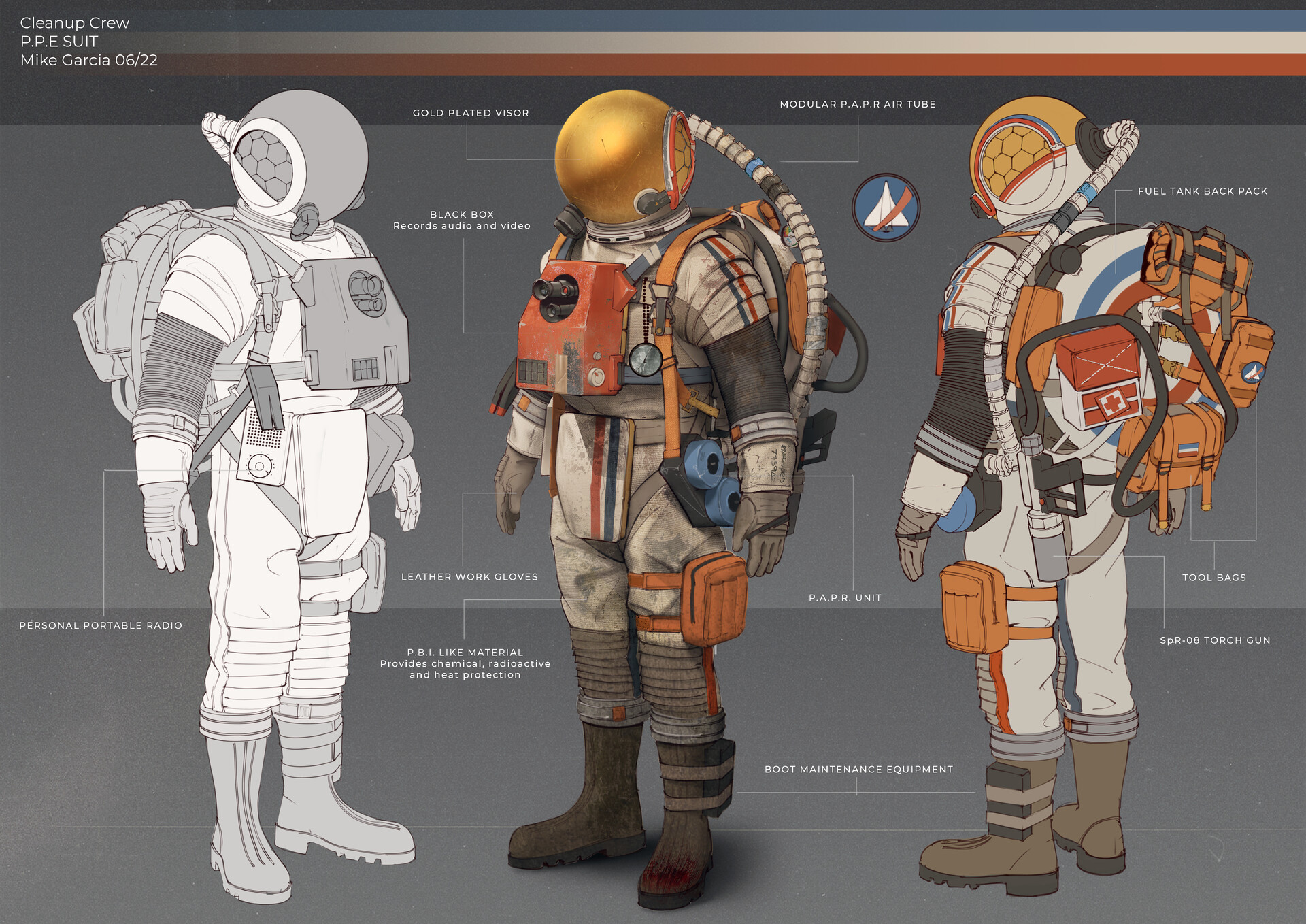 ArtStation - Cleanup Crew - P.P.E. Suit
