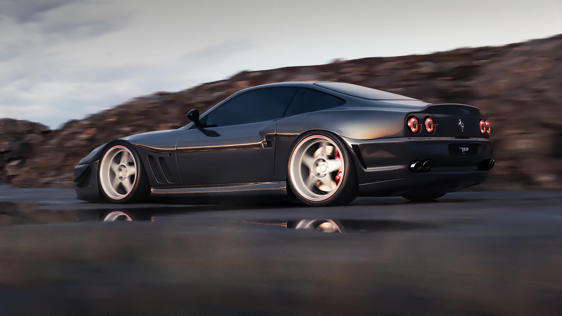 ArtStation - Ferrari 550 Maranello 1996