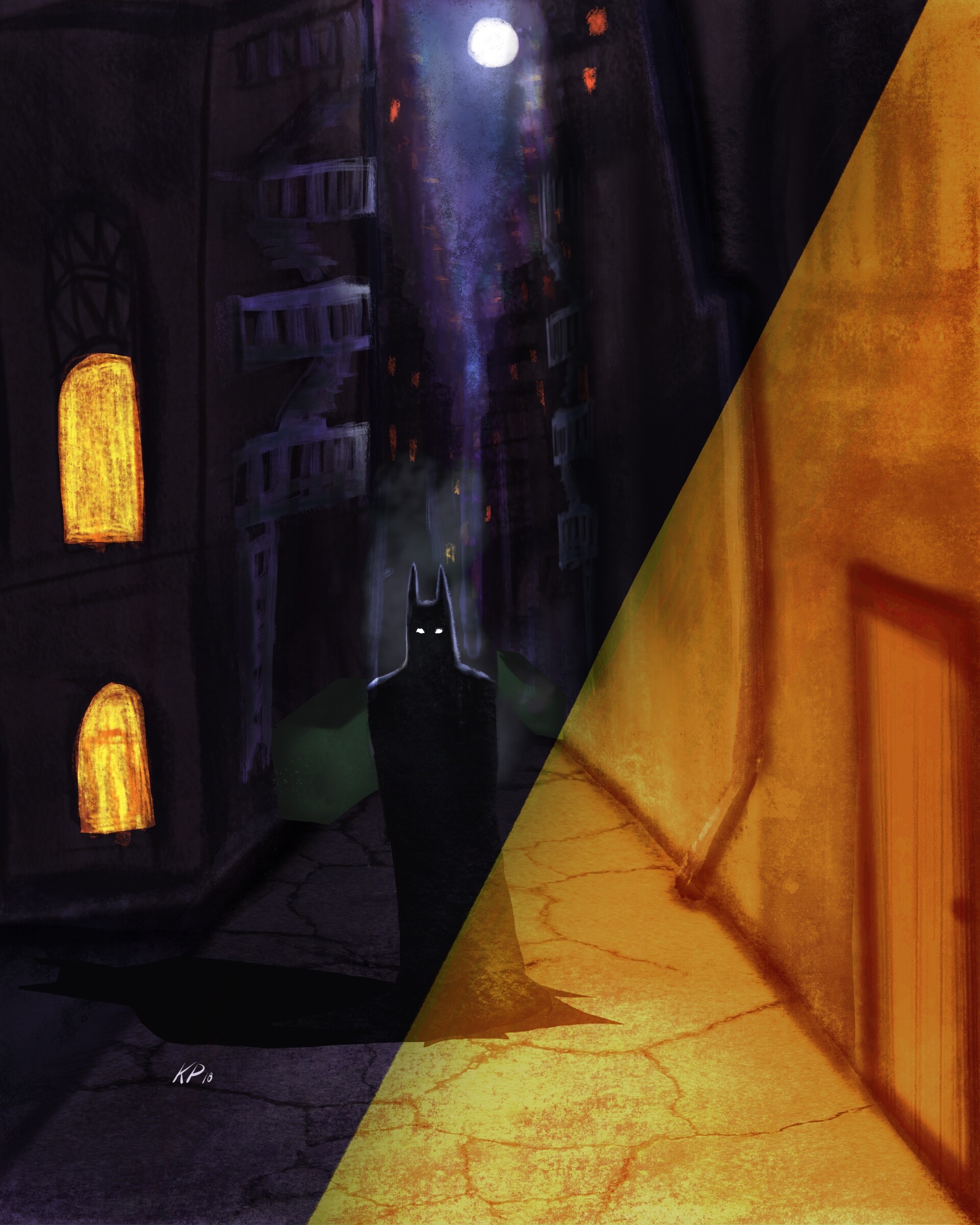 ArtStation - Gotham Alley