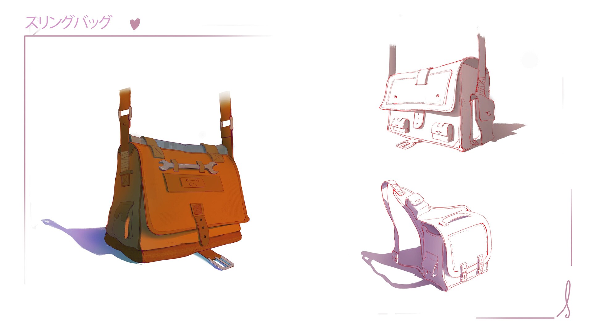 ArtStation - Bag props